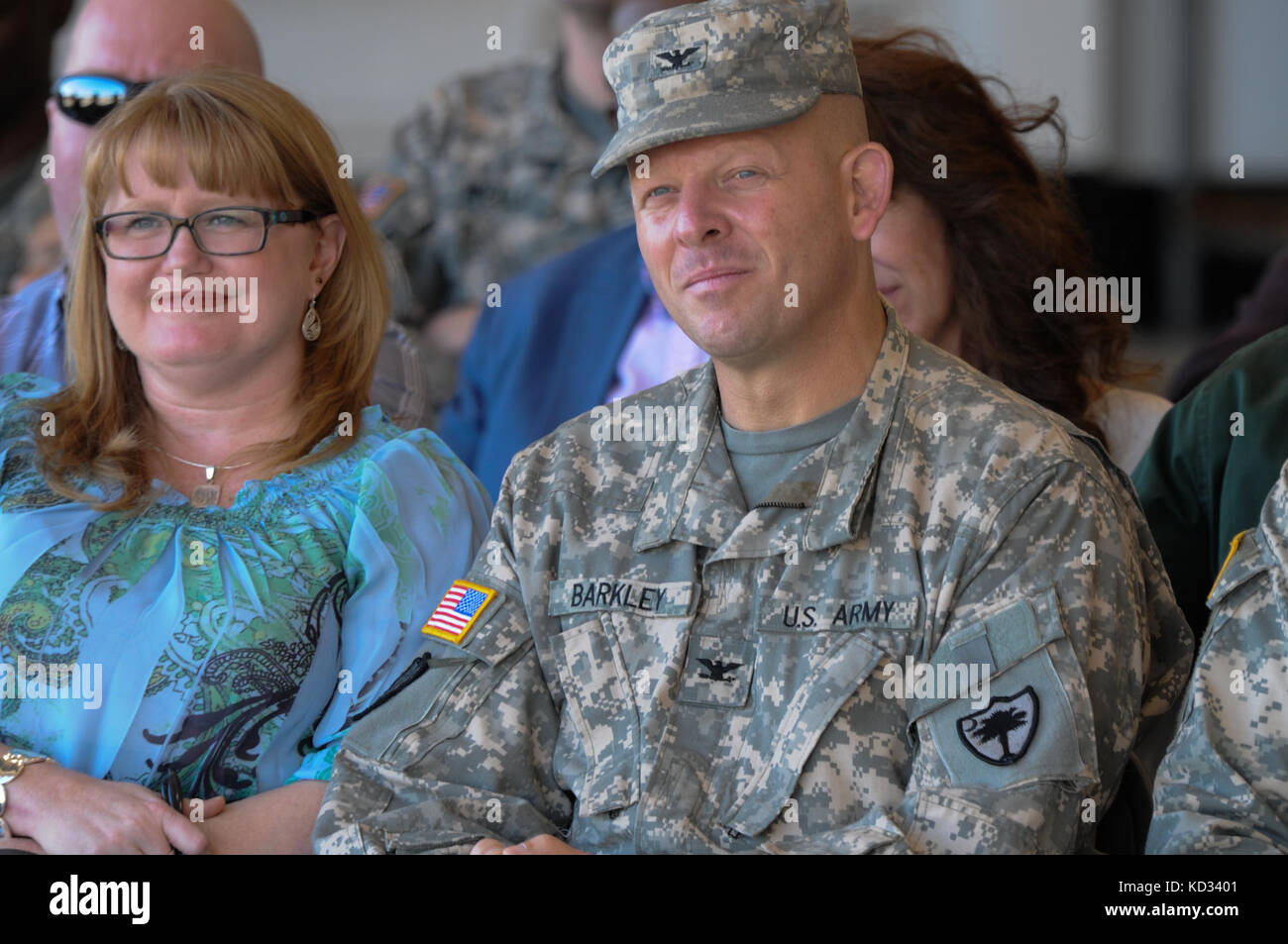 U.S. Army National Guard Soldier, Col. James Barkley, the state ...