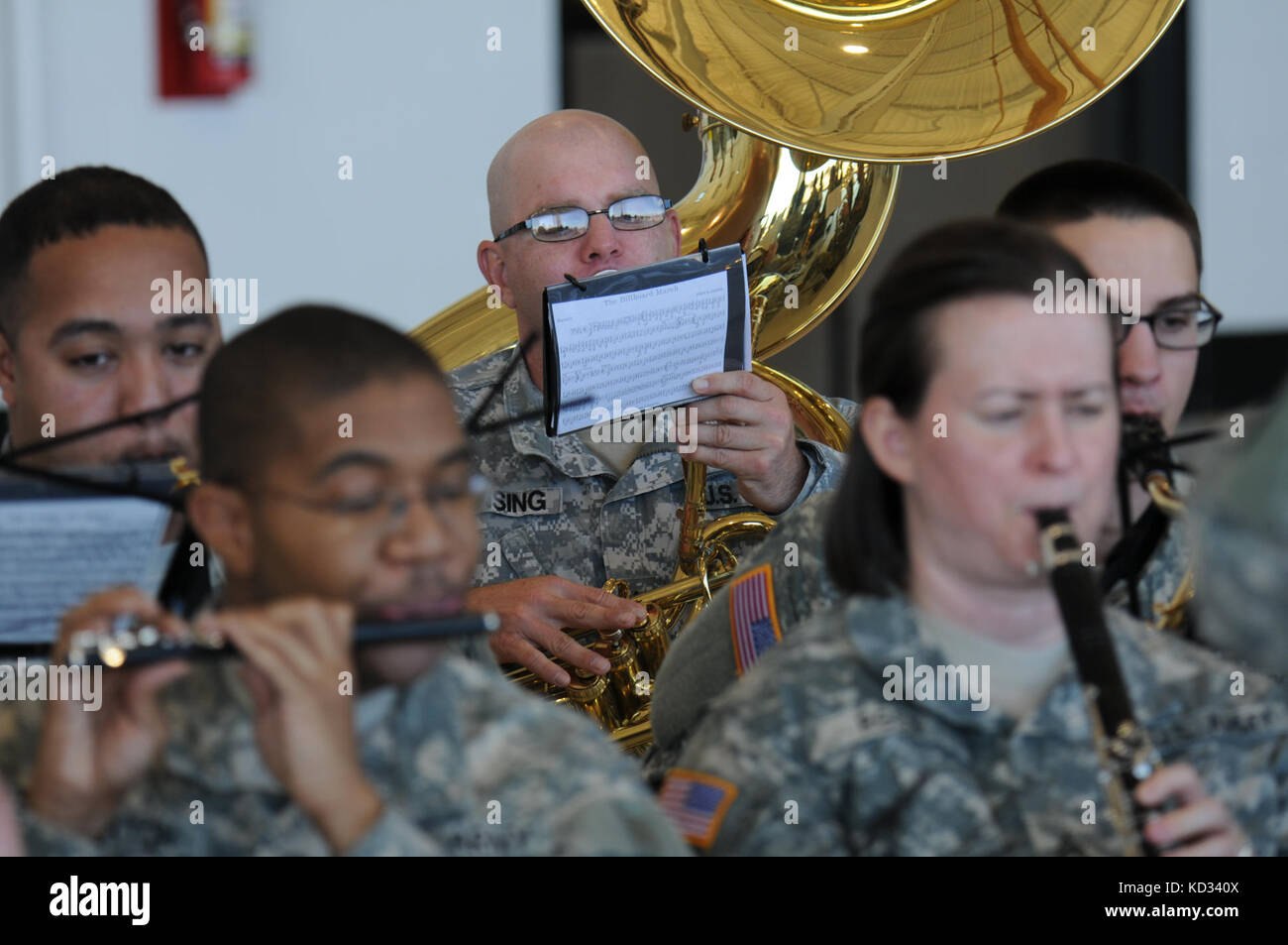 U.S. Army National Guard Soldiers from the 246th Army Band, S.C. Army ...