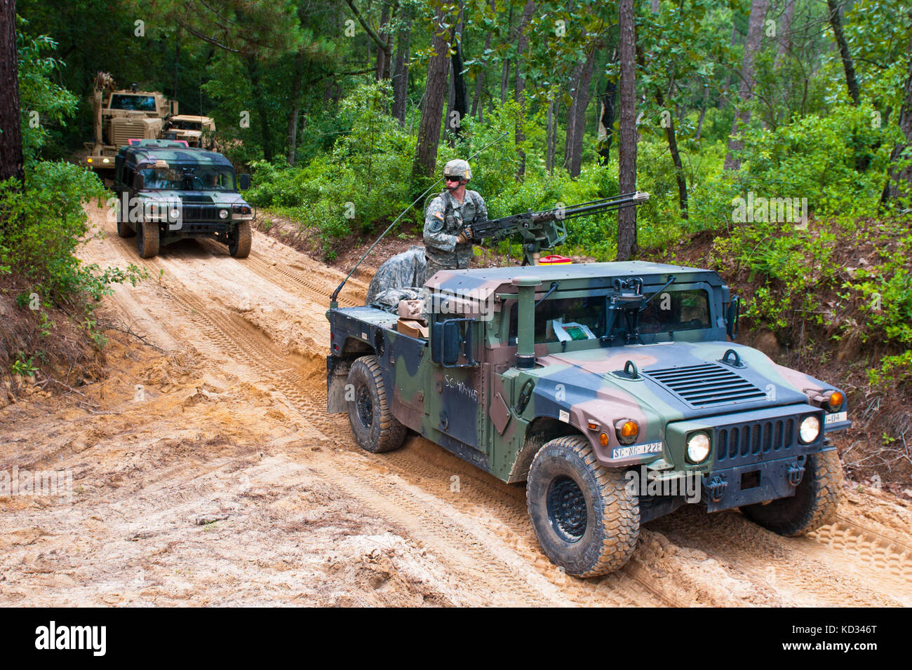U.S. Soldiers, assigned to 1221st Route Clearance Company, South ...