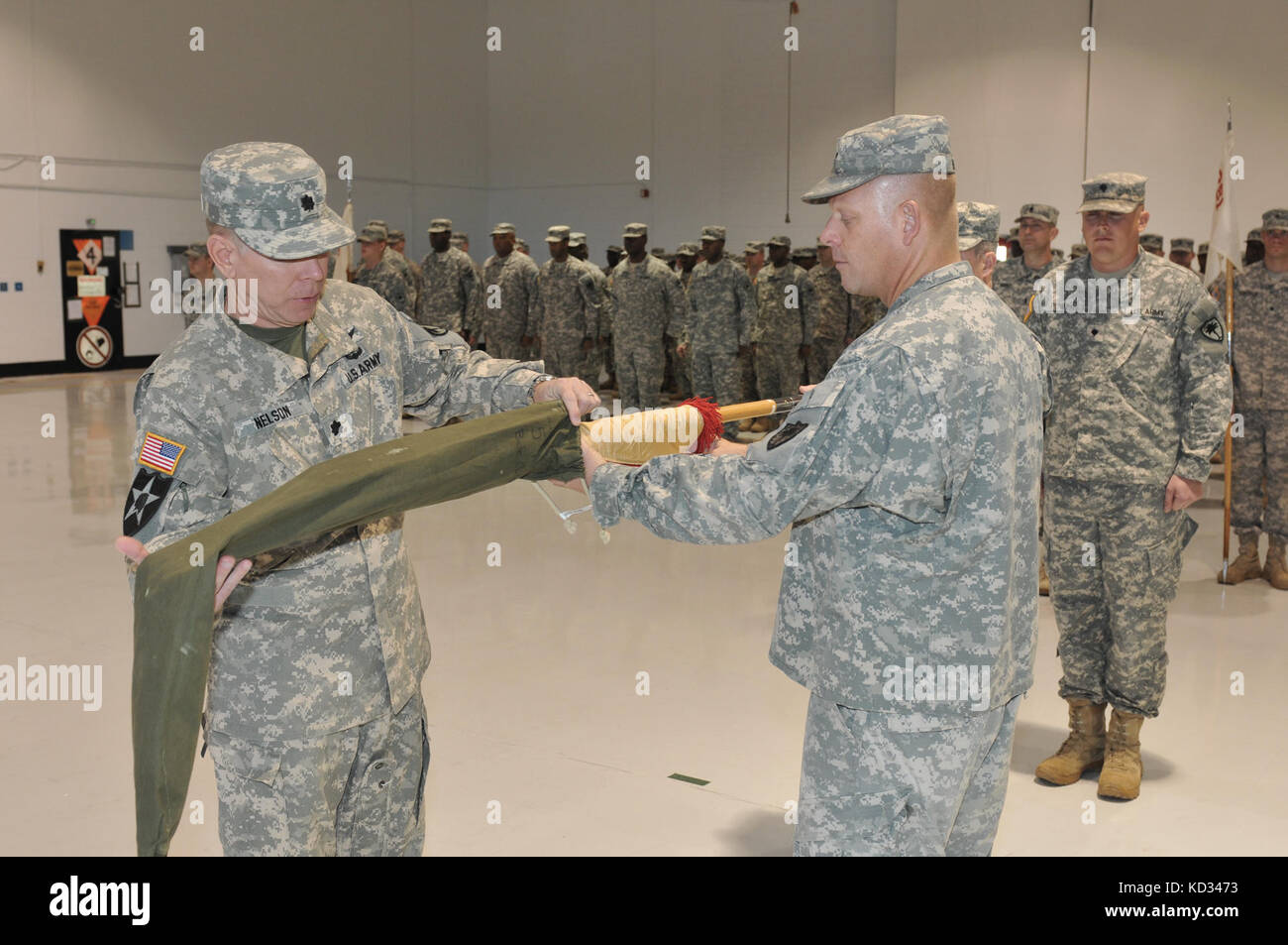 U.S. Soldiers Lt. Col. Pete Nelson, commander, 351st Aviation Support ...