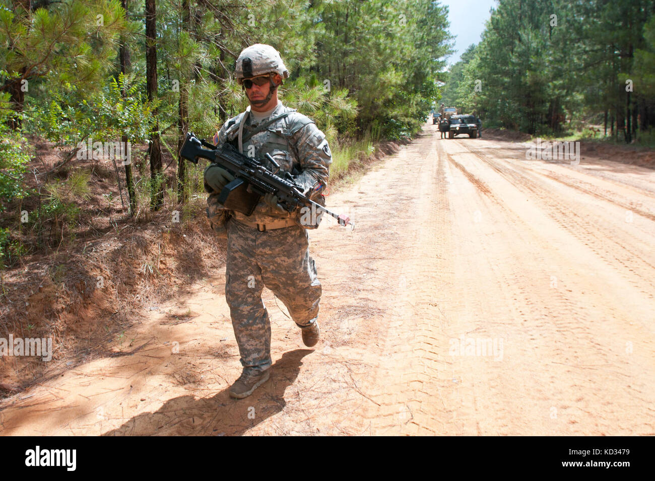 U.S. Army Sgt. Kyle Caldwell, assigned to 1221st Route Clearance ...