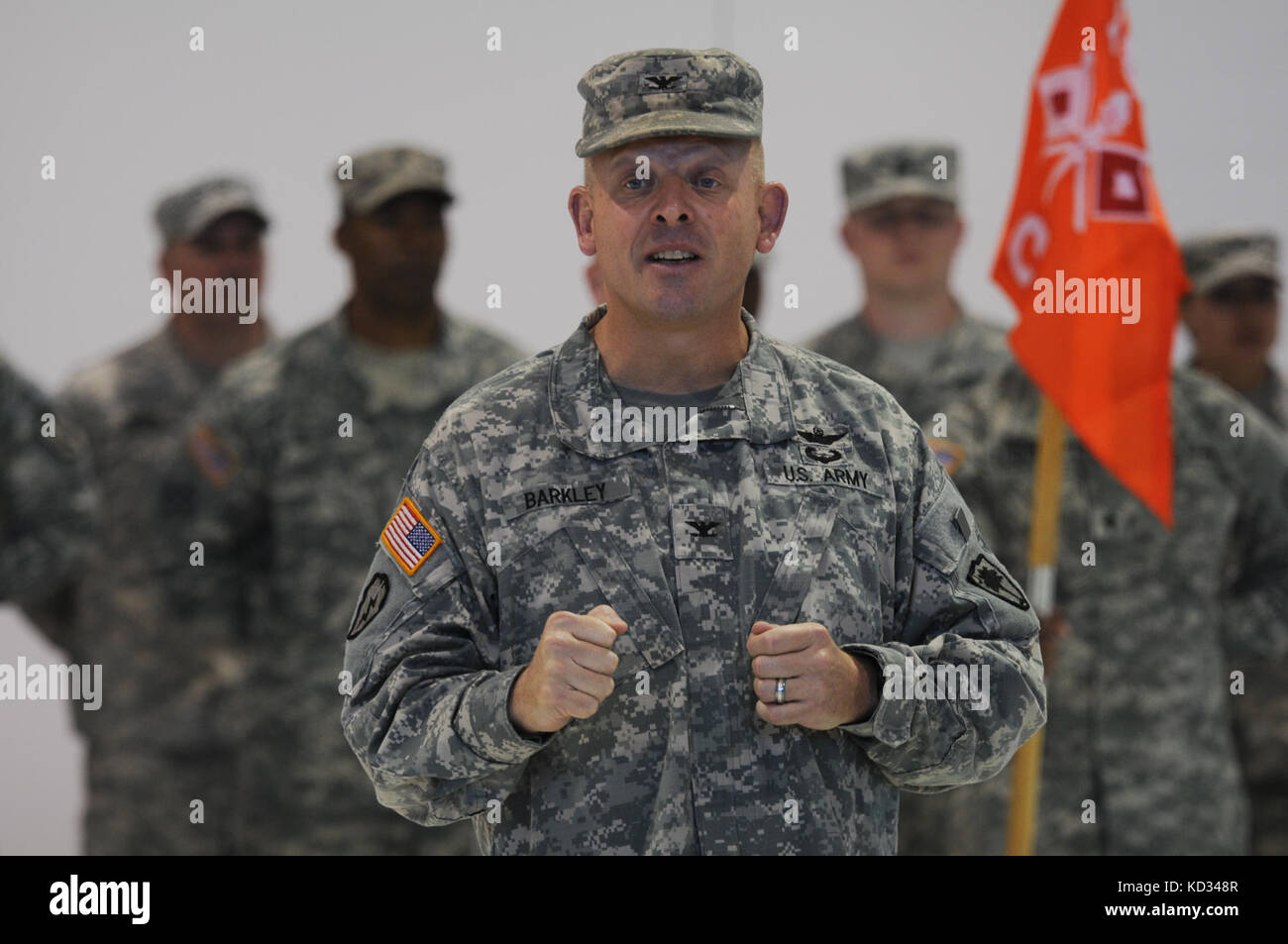U.S. Army Col. James Barkley, state aviation officer, S.C Army National ...