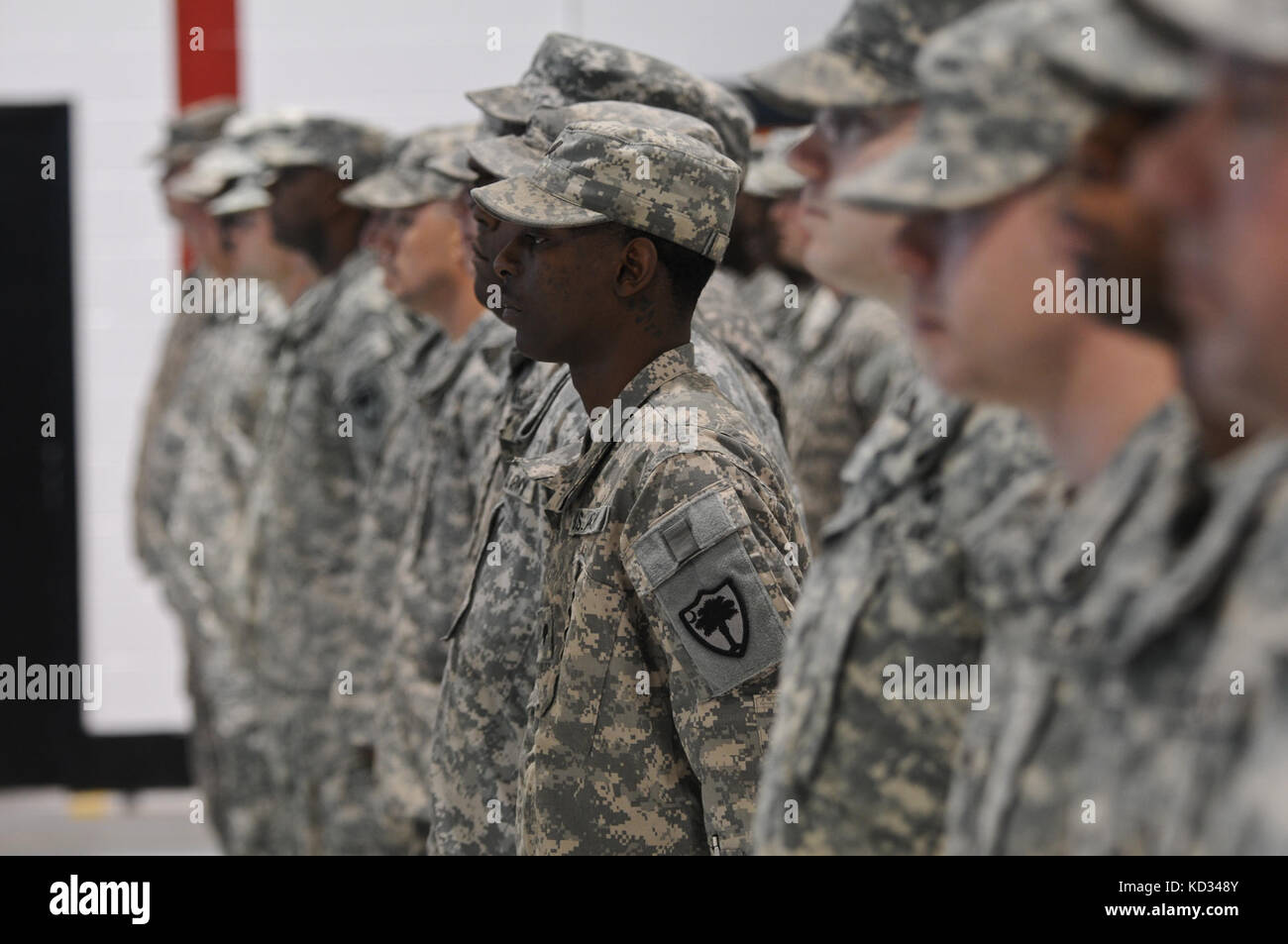 U.S. Soldiers in the 351st Aviation Support Battalion (ASB), S.C. Army ...