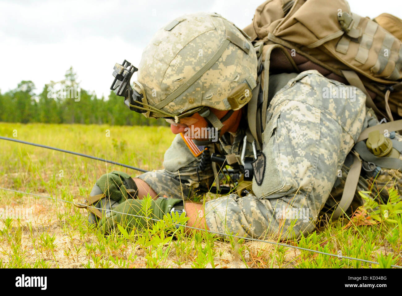 U.S. Army Staff Sgt. Andrew Brazell, assigned to 1221st Route Clearance ...