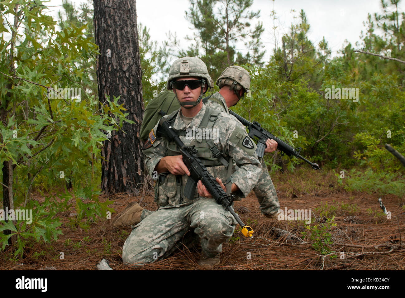 U.S. Army Sgt. Chris Barefoot, assigned to 1221st Route Clearance ...