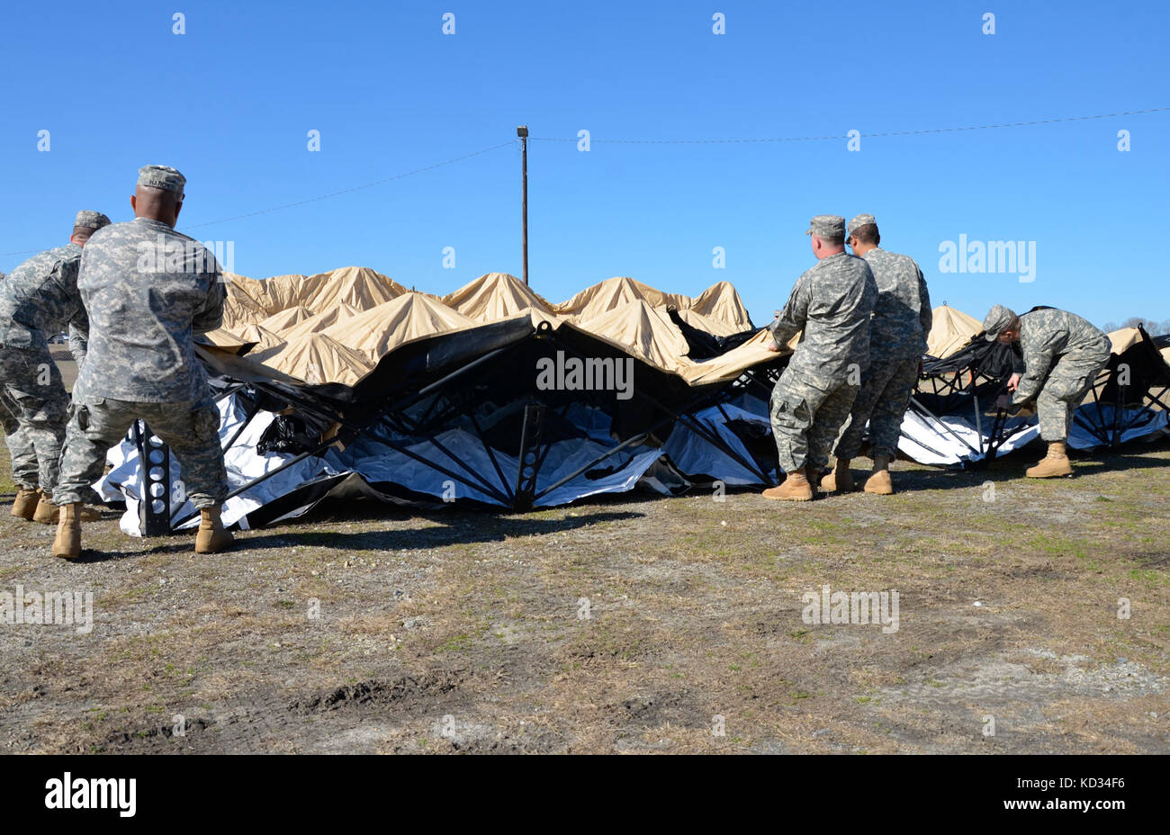 Members of the 228th Theater Tactical Signal Brigade and 2nd Battalion ...