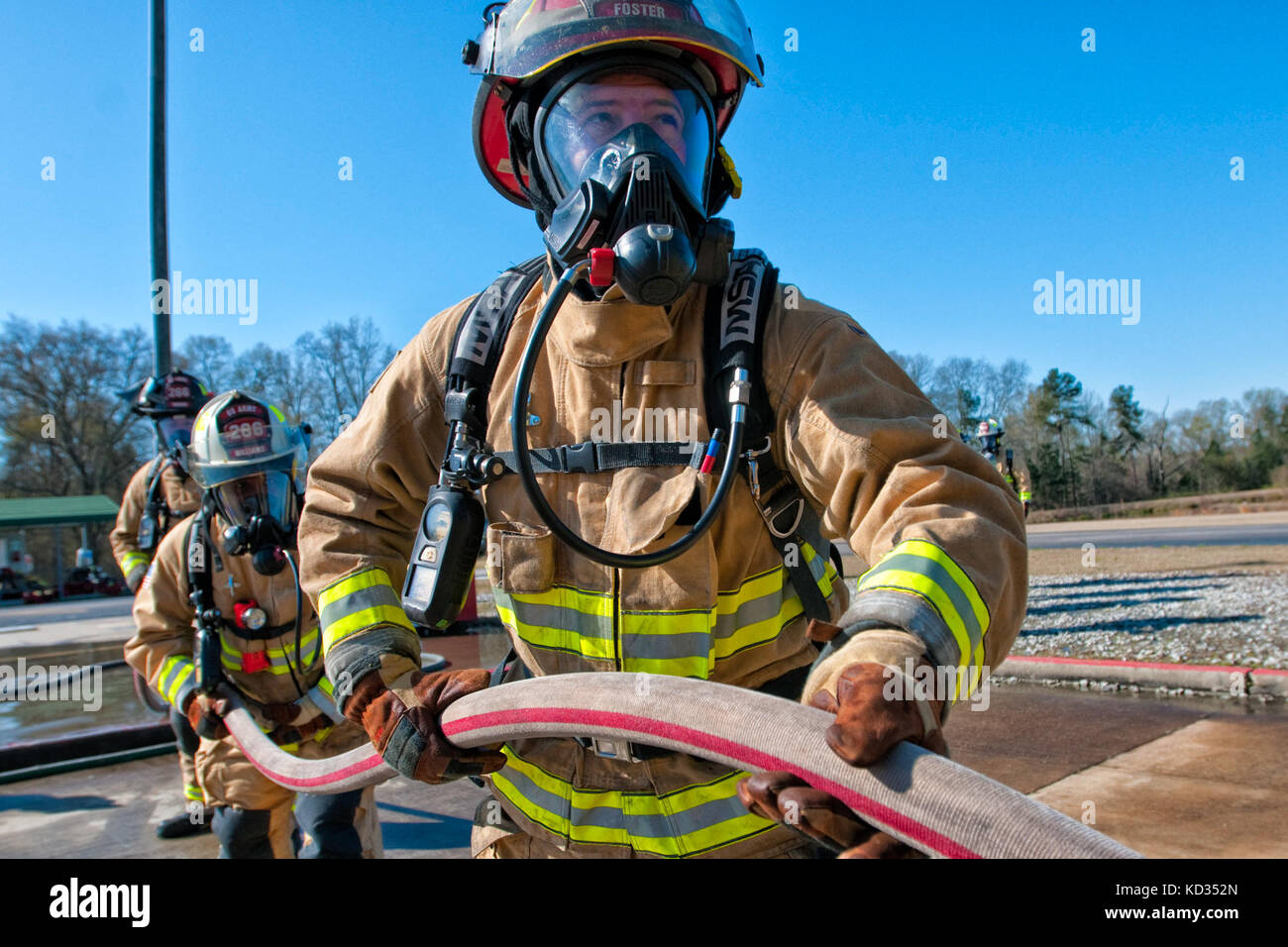 U.S. Army Sgt. Ashton Foster, 266th Engineer Detachment (Firefighting ...