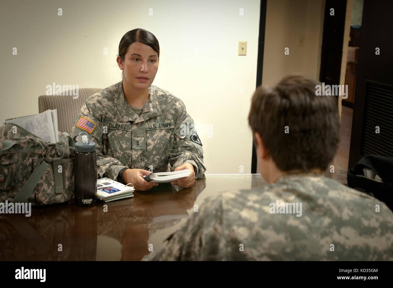 U.S. Army Chief Warrant Officer Deborah Glenn, Company B, 1-151st ...