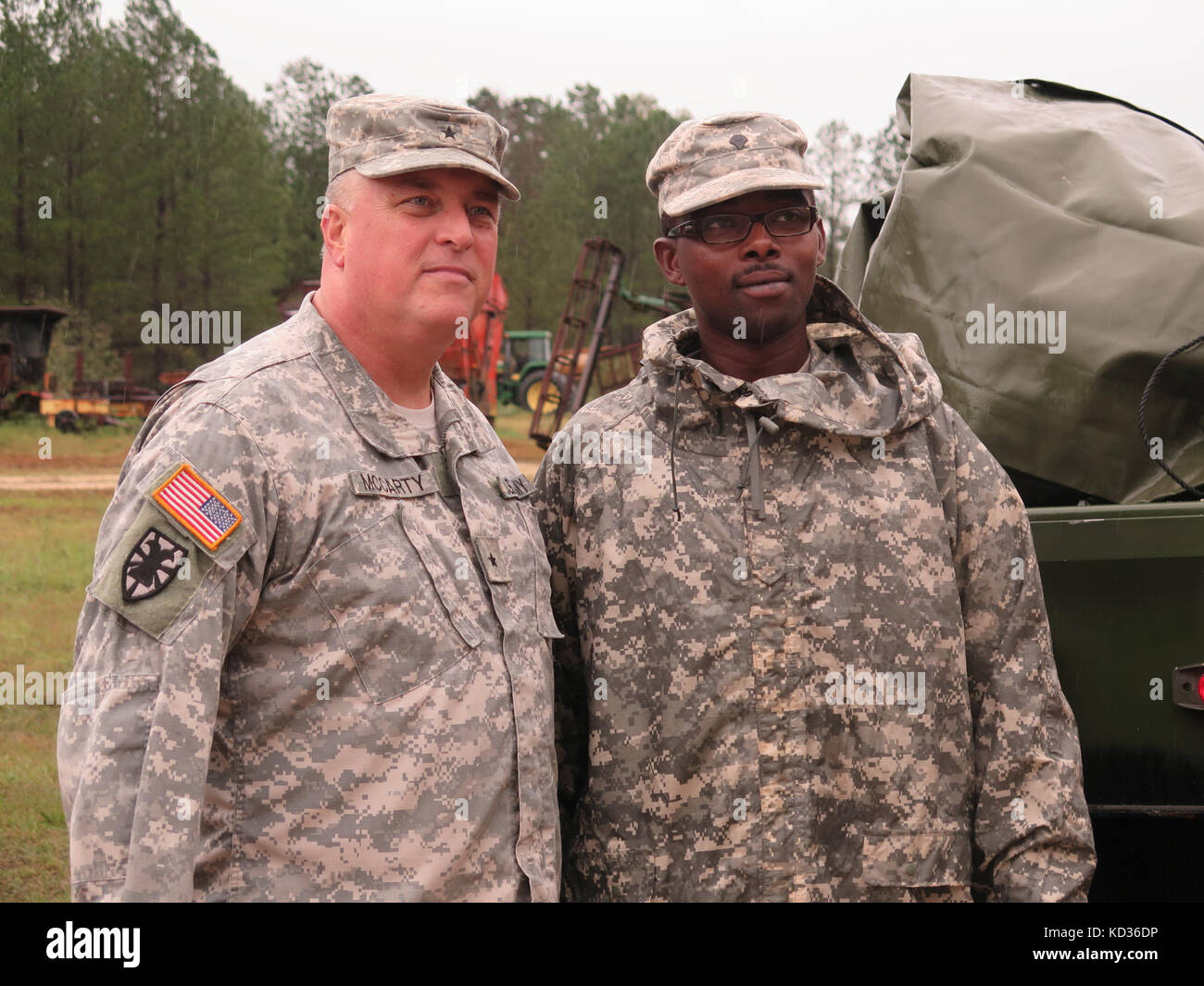 U.S. Army Brig. Gen. R. Van McCarty, deputy adjutant general for the ...