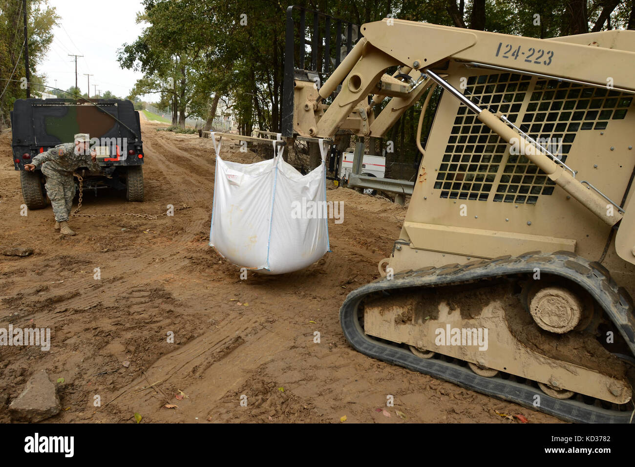 U.S. Army 1st Lt. Paul Bennett, an engineer from the South Carolina ...