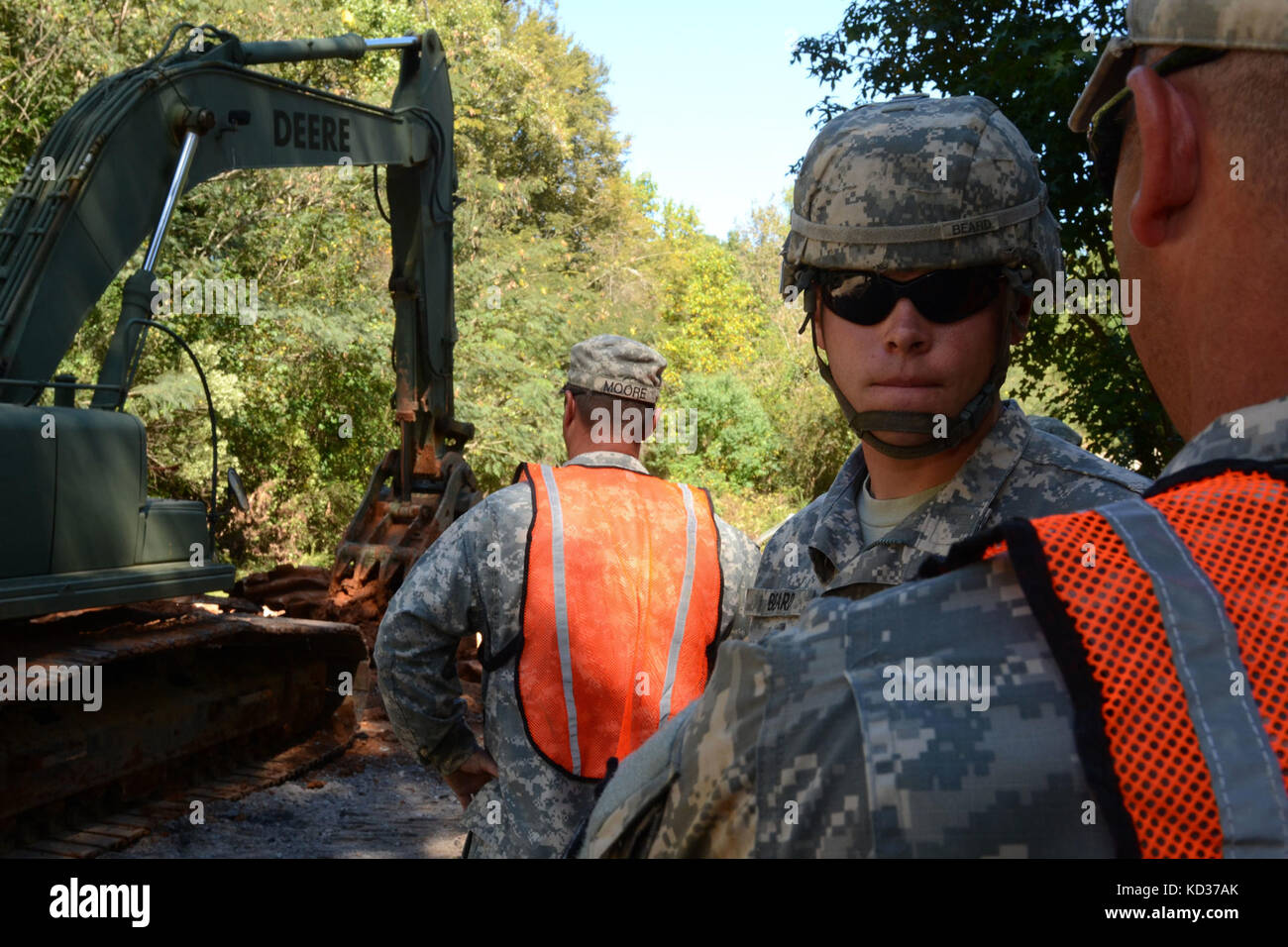 U.S. Army Spc. Joseph Beard, a horizontal construction engineer ...