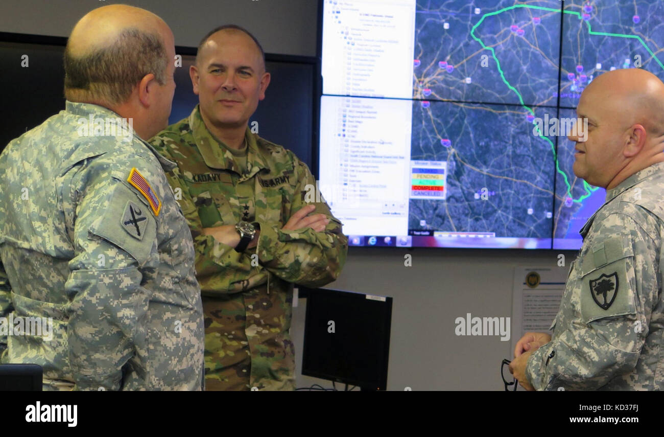 U.S. Army Lt. Gen. Timothy Kadavy, Director of the Army National Guard ...
