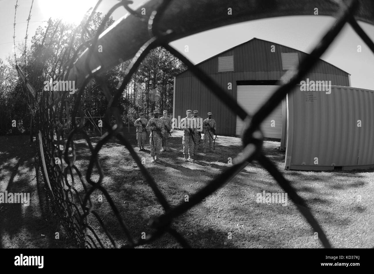 Soldier from national guard Black and White Stock Photos & Images - Alamy