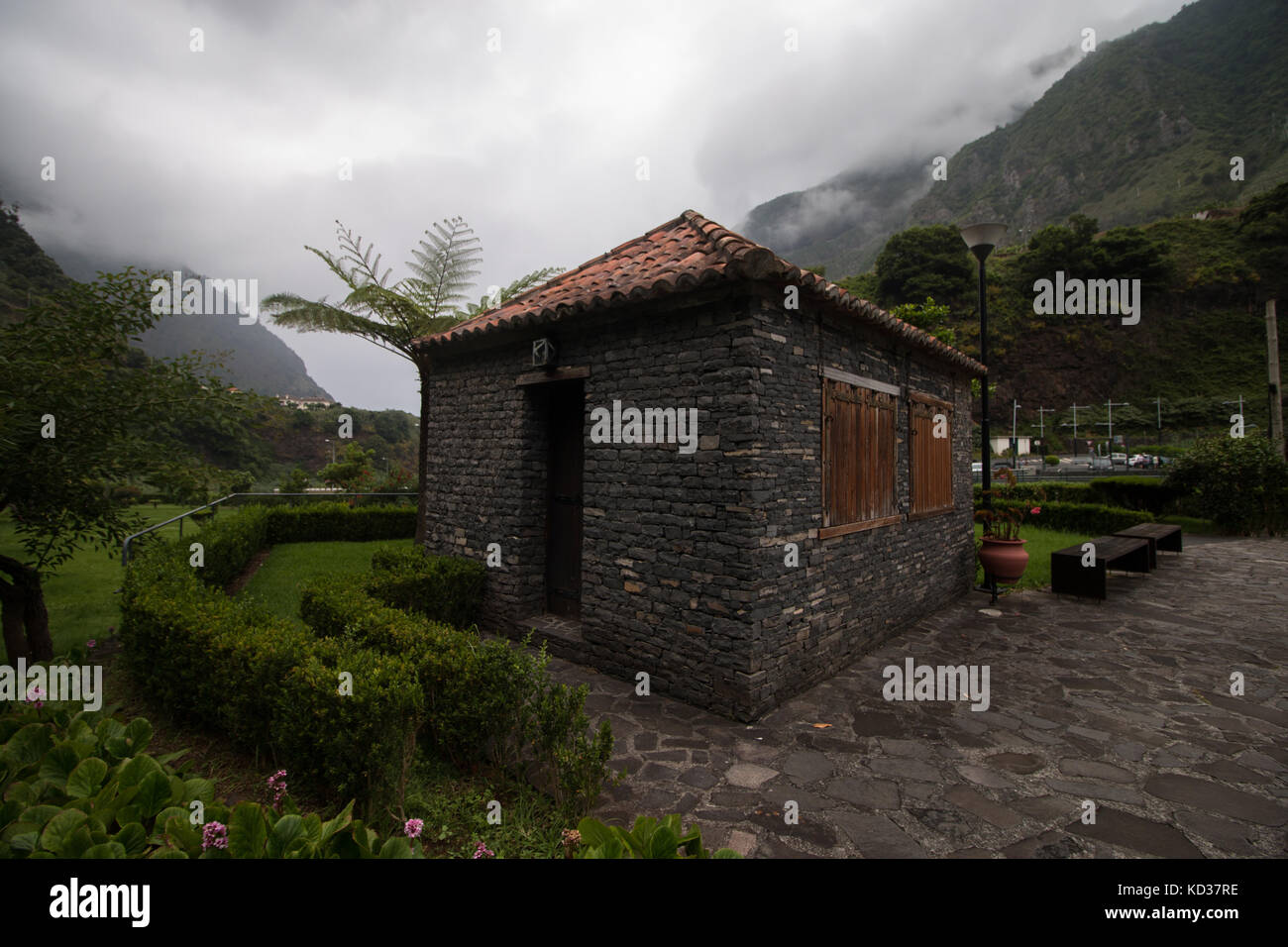 Volcanic Caves site of Sao Vicente, located in Madeira island, Portugal ...