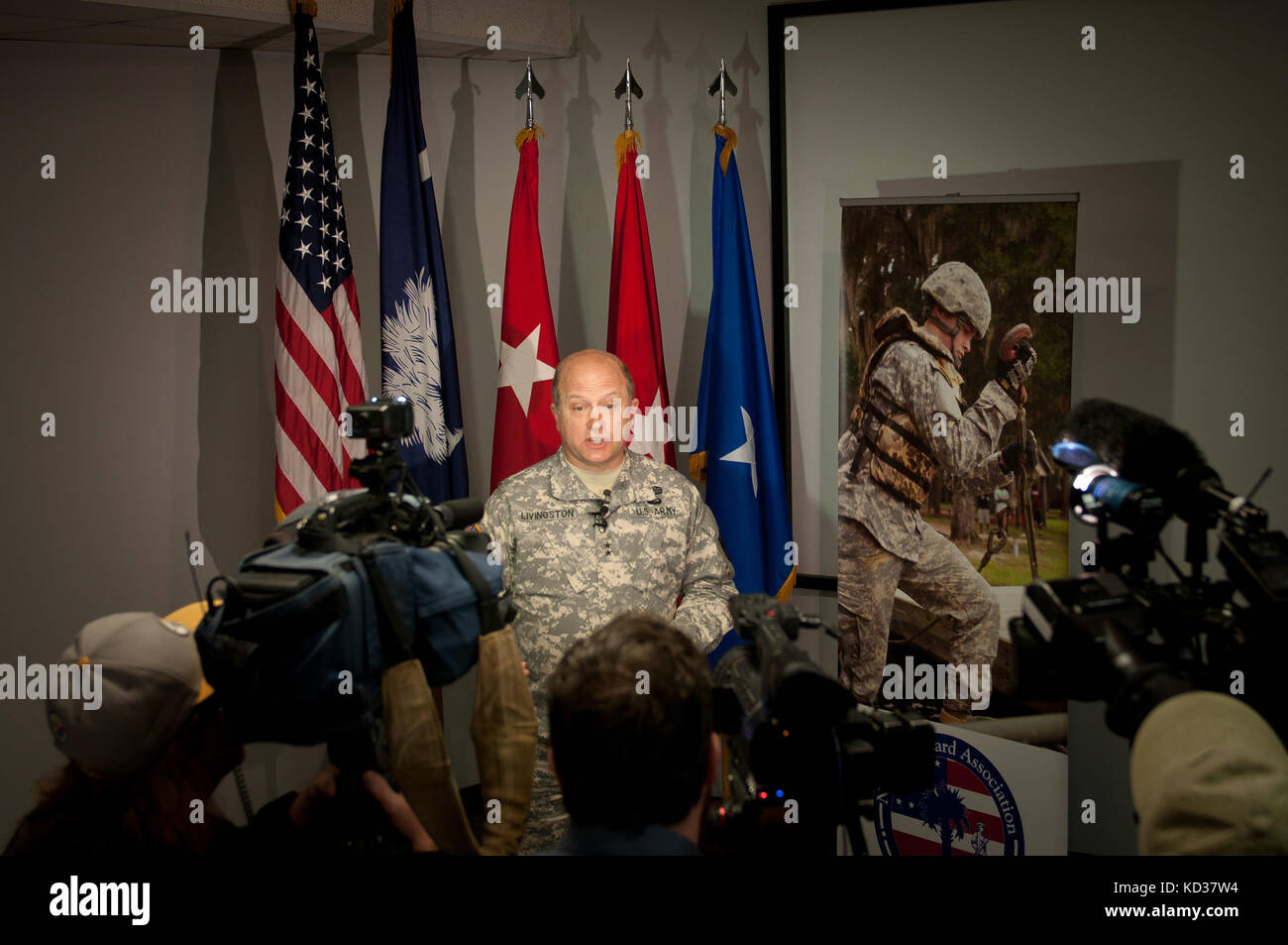 U.S. Army Maj. Gen. Robert E. Livingston, Jr., the Adjutant General for ...
