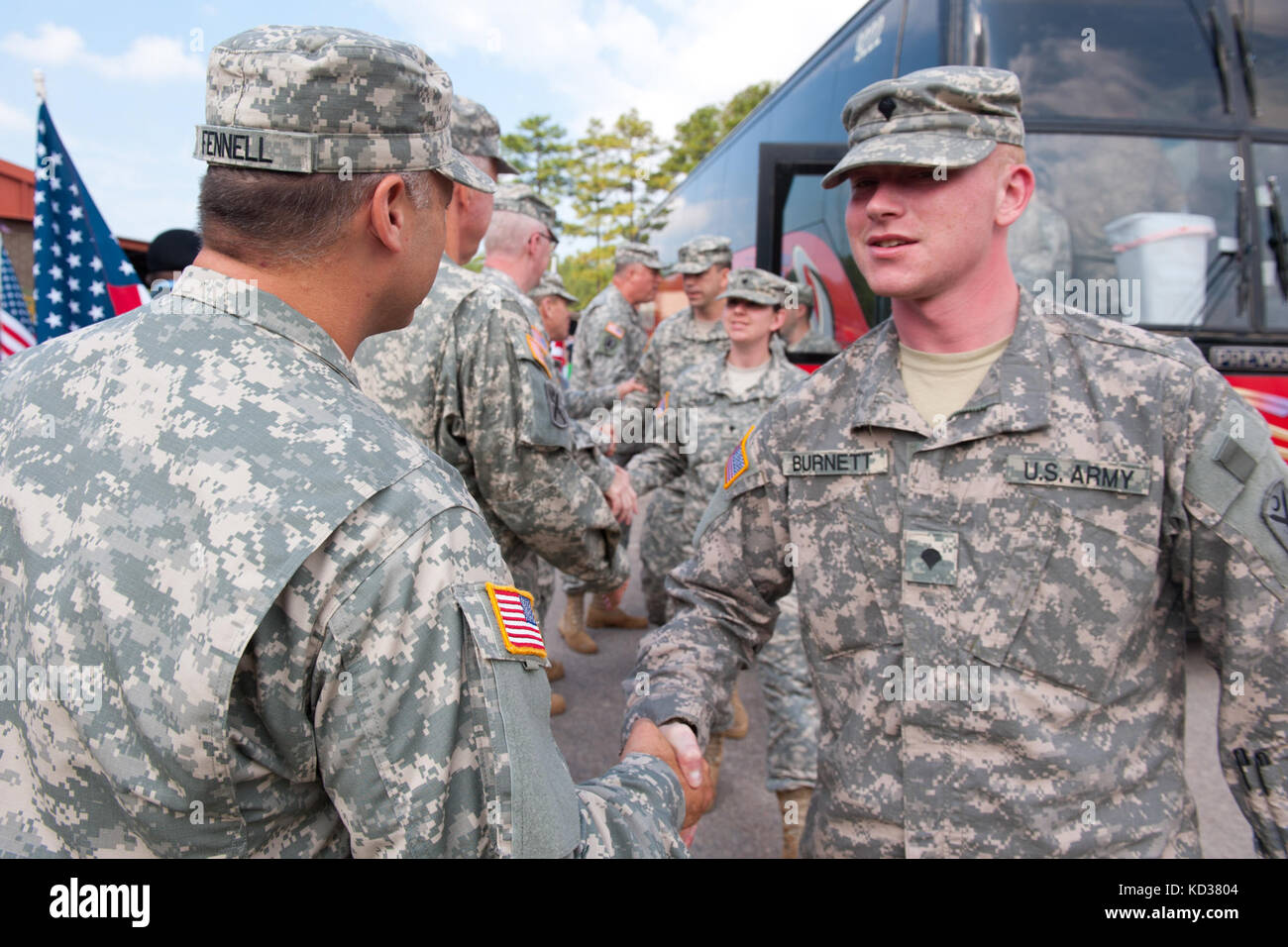 U.S. Army Soldiers with the 132nd Military Police Company, South ...