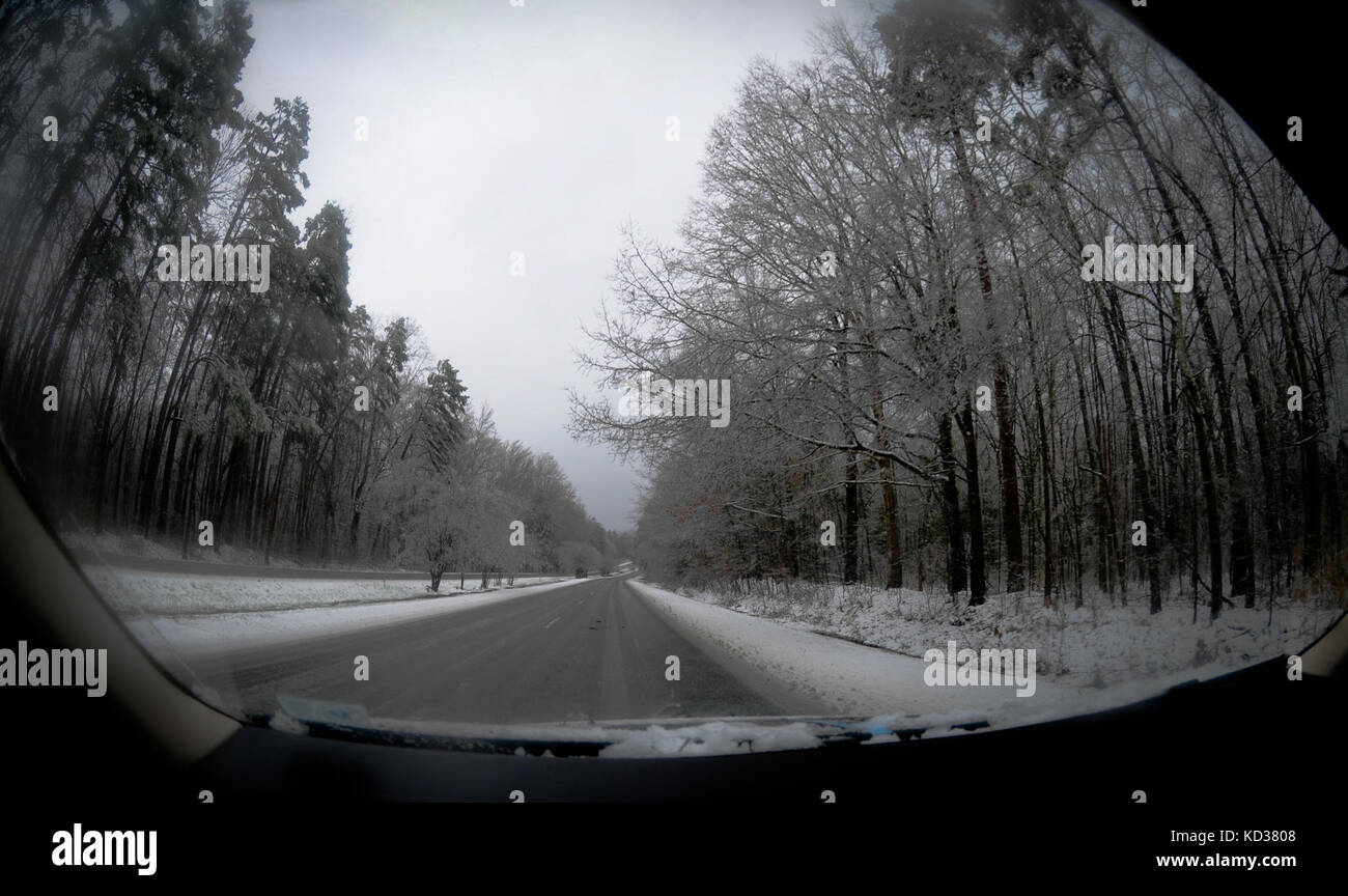 Wind, ice, and snow affect traffic and deny access to many secondary ...