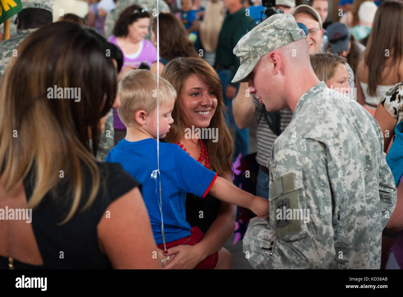 U.S. Army Sgt. William Miles with the 132nd Military Police Company ...