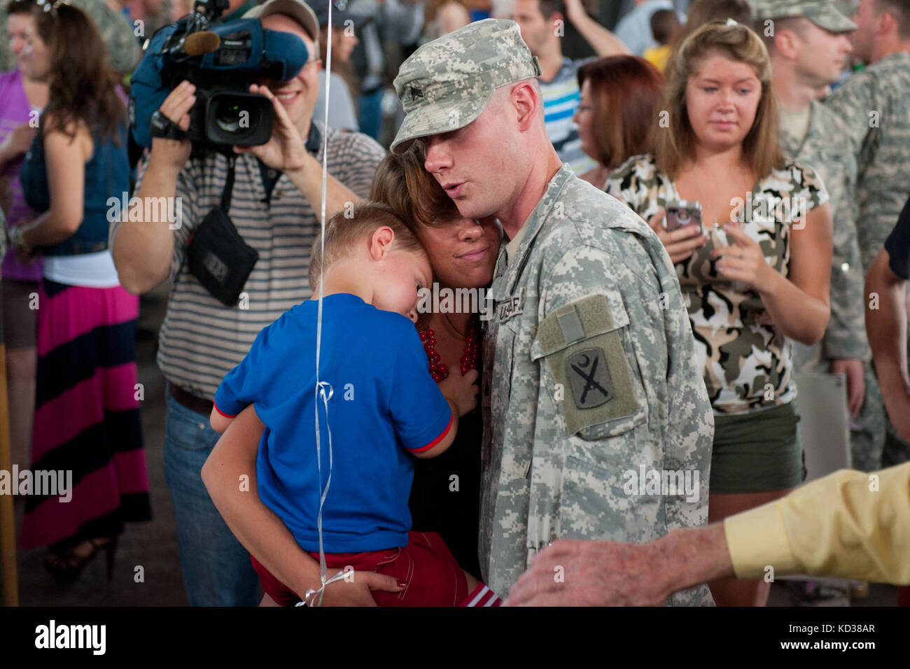 U.S. Army Sgt. William Miles with the 132nd Military Police Company ...