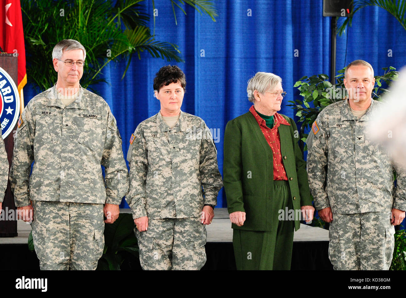 Brig. Gen. Darlene M. Goff is pinned by her mother Mrs. Margaret ...