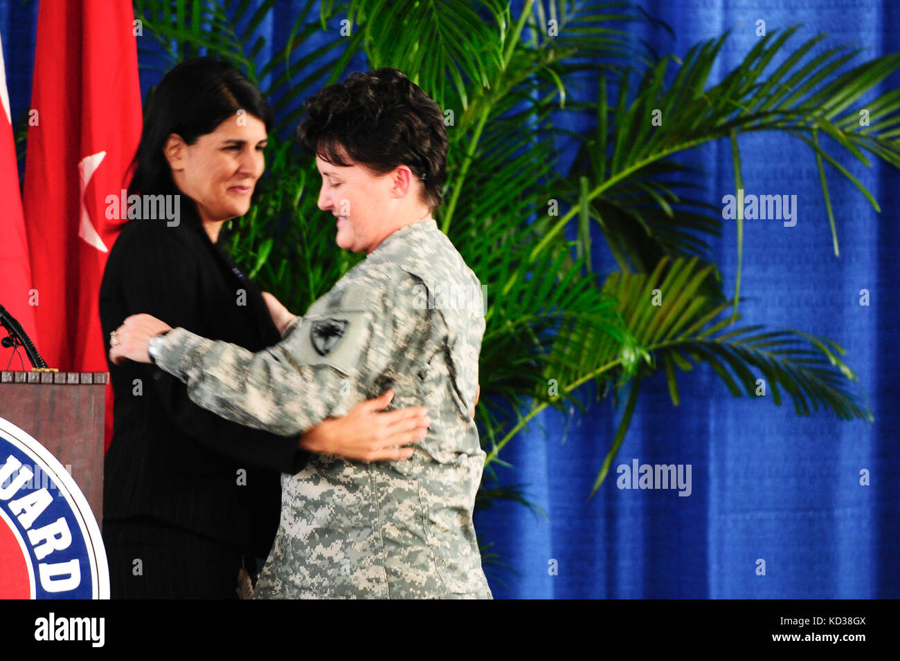 South Carolina Governor-elect Nikki Haley congratulates Brig. Gen ...