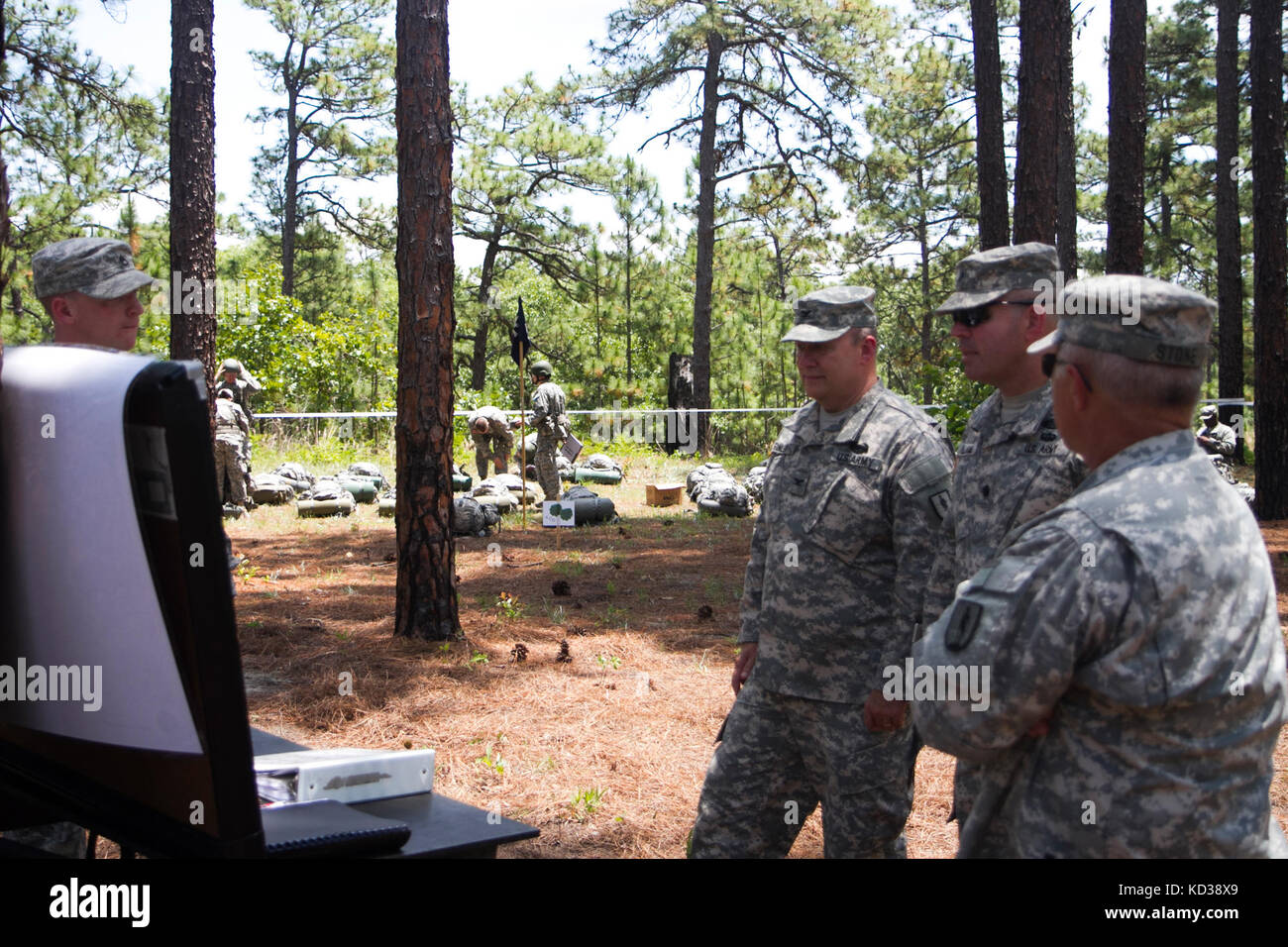 Col. James Finley, 218th Regiment (Leadership) commander and Lt. Col ...