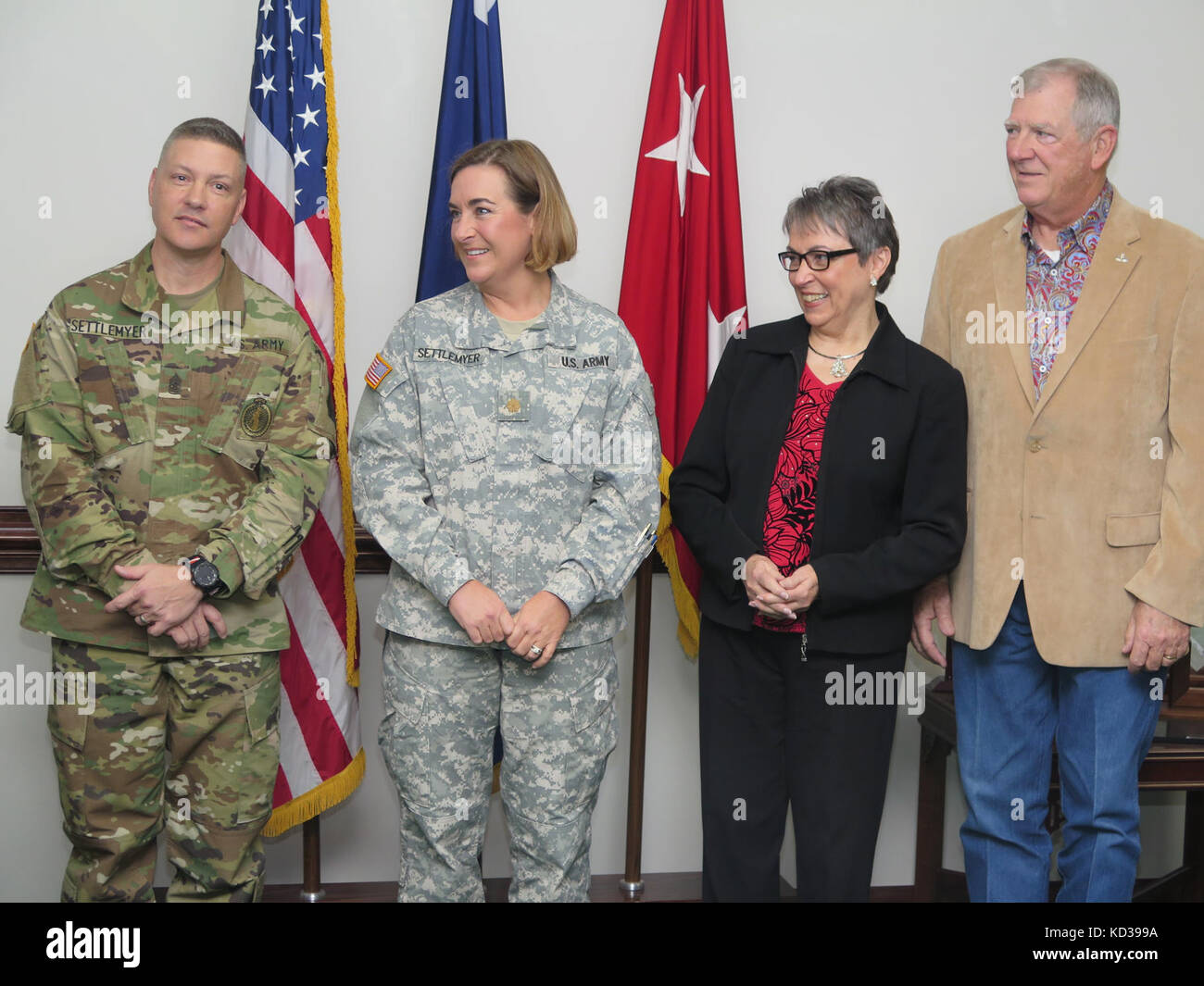 U.S. Army Maj. Jennifer Settlemeyer was promoted to the rank of Lt. Col ...