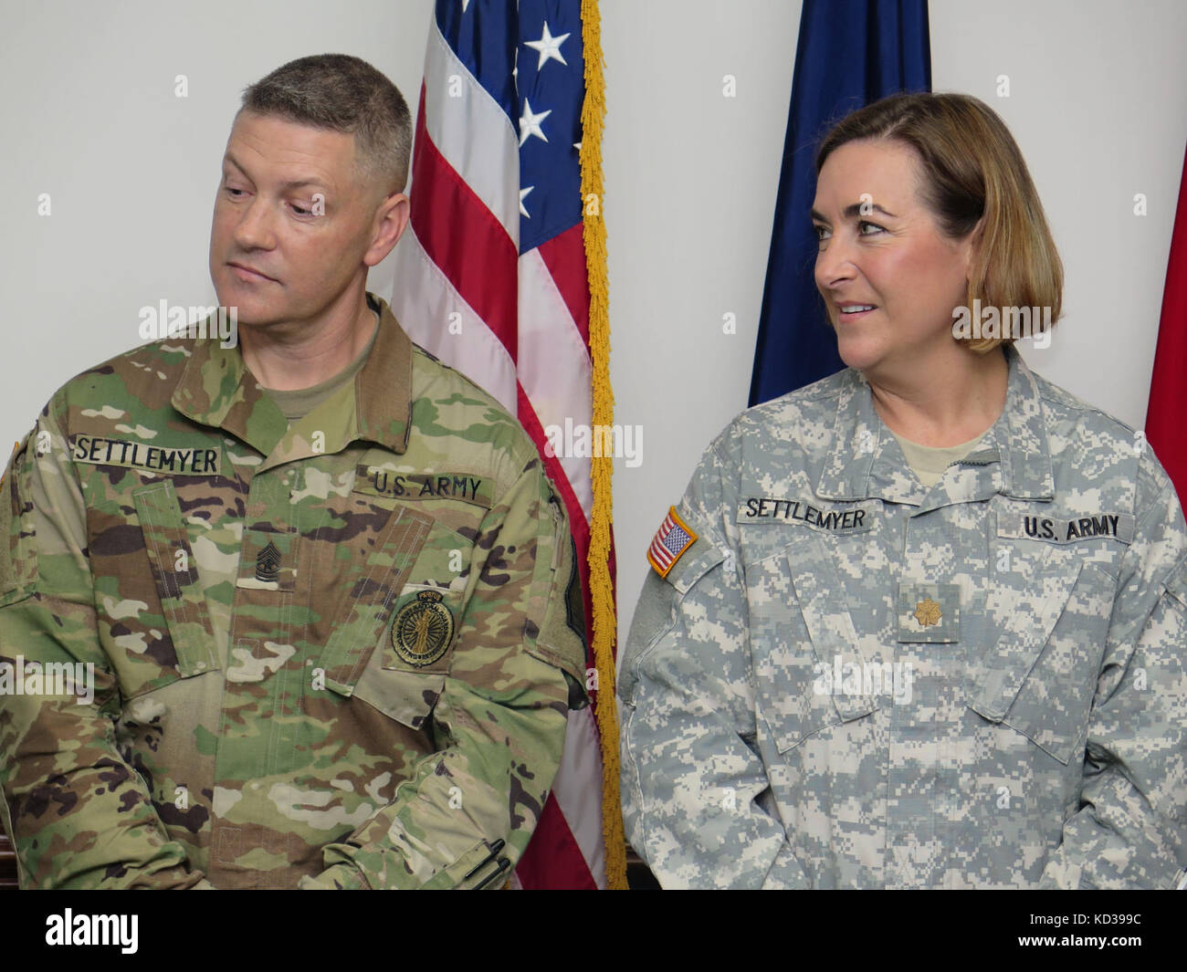 U.S. Army Maj. Jennifer Settlemeyer was promoted to the rank of Lt. Col ...