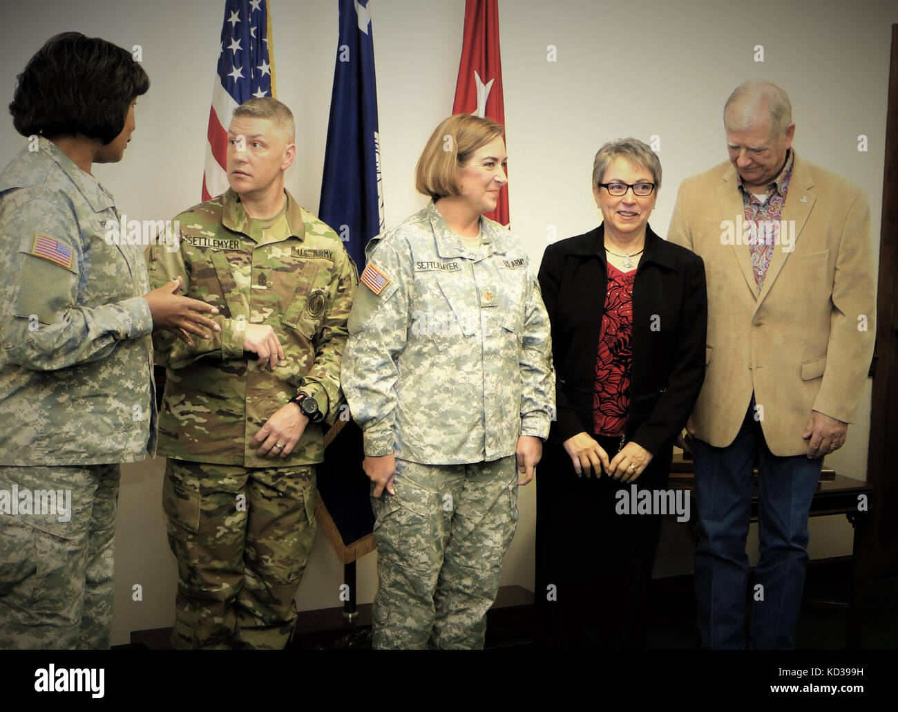 U.S. Army Maj. Jennifer Settlemeyer was promoted to the rank of Lt. Col ...