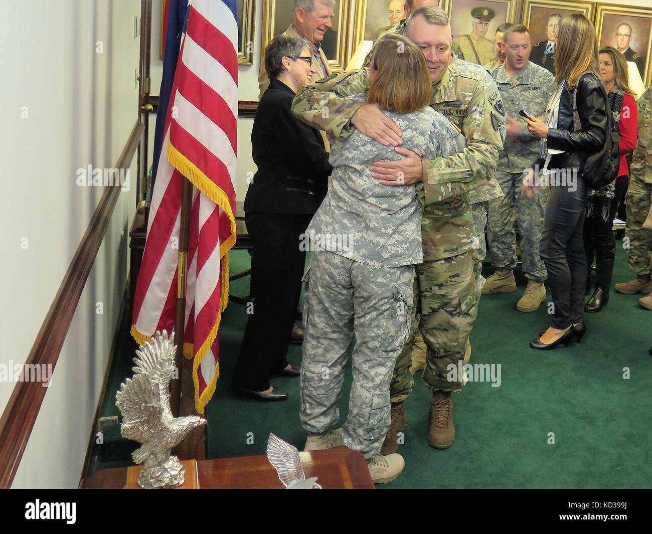 U.S. Army Maj. Jennifer Settlemeyer was promoted to the rank of Lt. Col ...