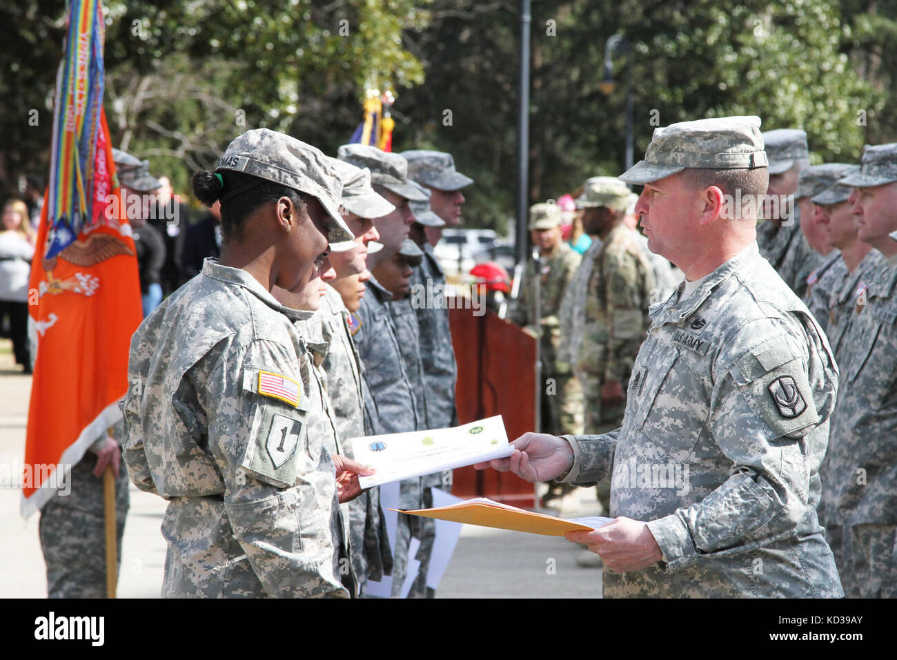 S.C. National Guard Soldiers, from the 151st Signal Battalion, gathered ...