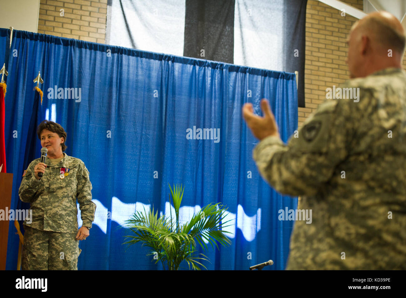 U.S. Army Brig. Gen. Darlene M. Goff, the director of joint staff for ...