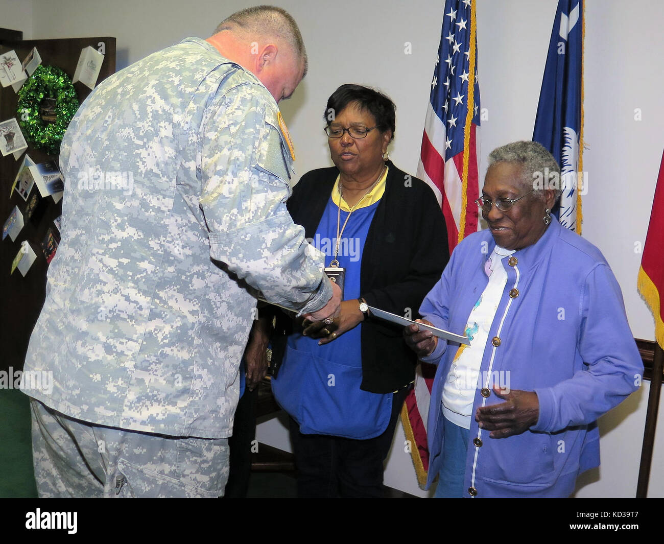 U.S. Army Brig. Gen. Van McCarty, deputy adjutant general for the South ...