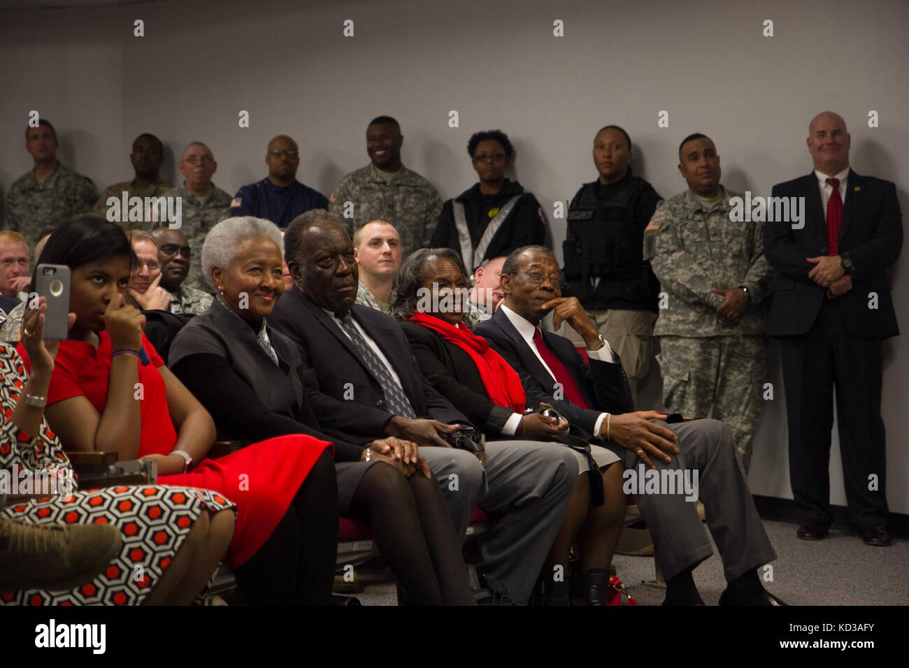 U.S. Army Lt. Col. Kelvin Brown, deputy of the USPFO for South Carolina ...