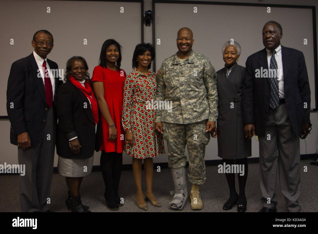 U.S. Army Lt. Col. Kelvin Brown, deputy of the USPFO for South Carolina ...