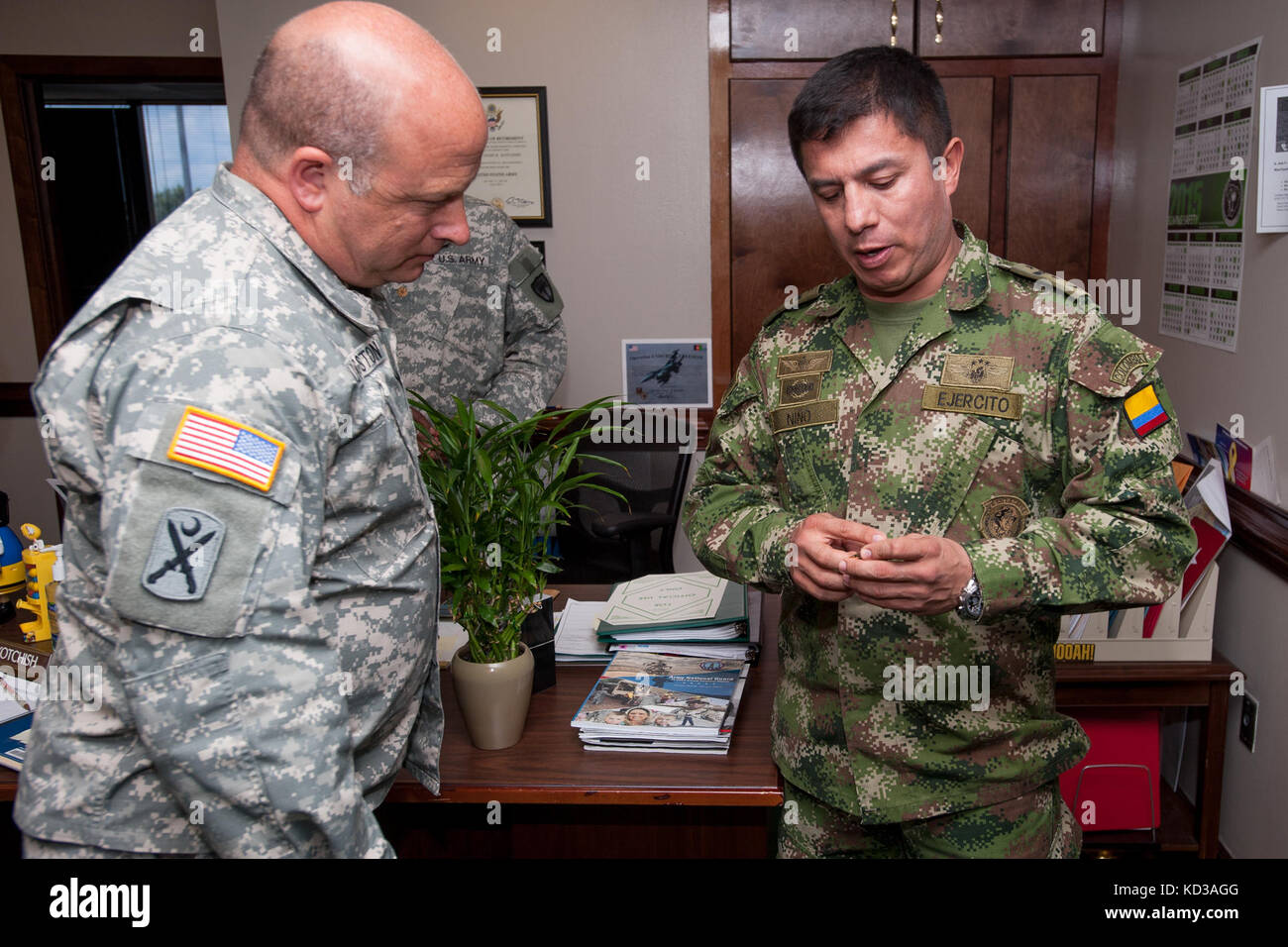 Military personnel exchange program hi-res stock photography and images ...