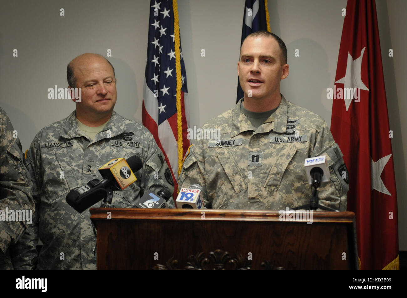 U.S. Army Maj. Gen. Robert E. Livingston, Jr., the Adjutant General for ...