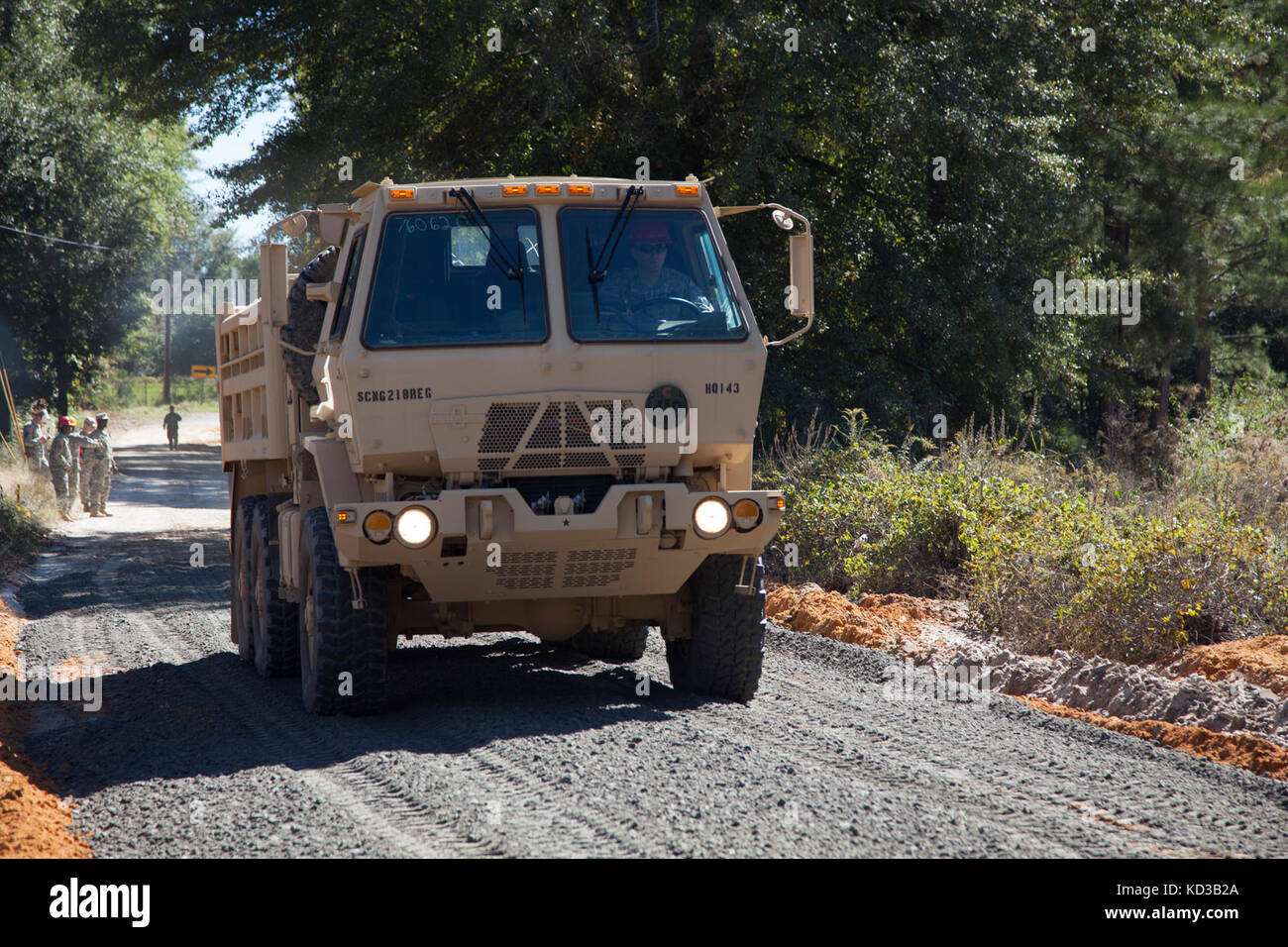 U.S. Soldiers from the South Carolina National Guard's 218th Regiment ...