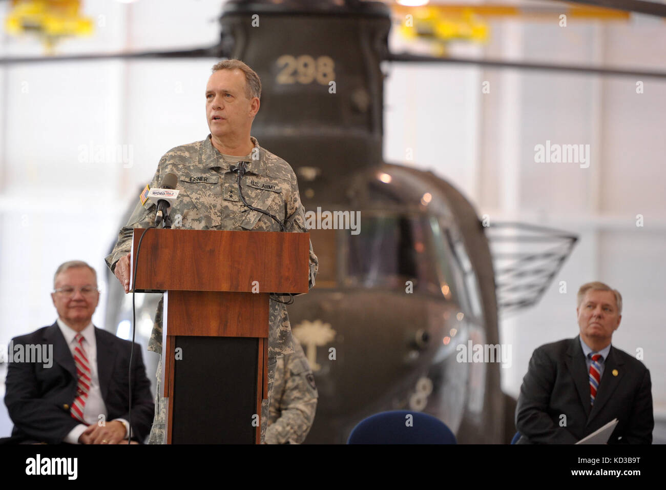 U.S. Army Maj. Gen. Lester Eisner, the deputy adjutant general for the ...