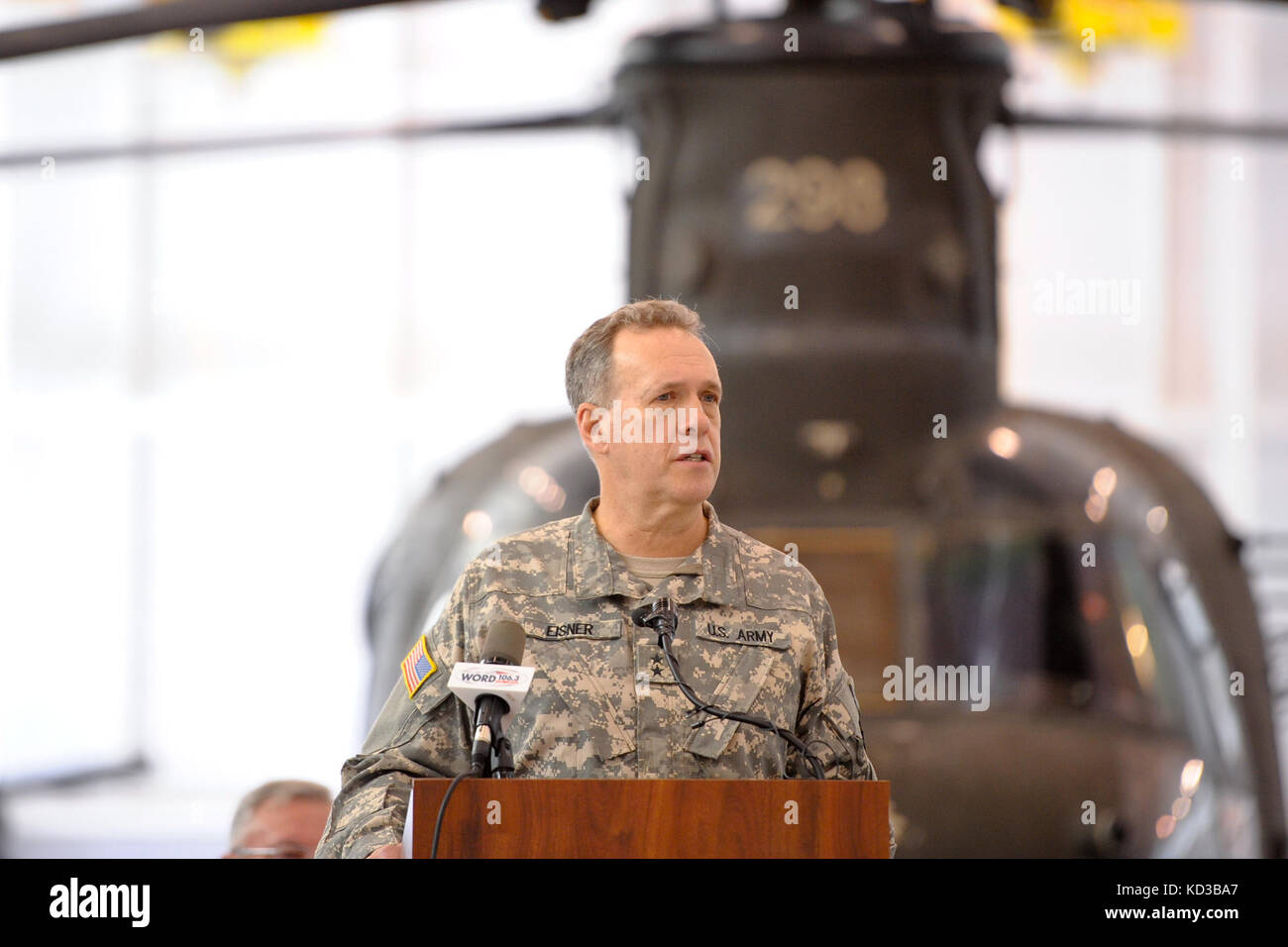 U.S. Army Maj. Gen. Lester Eisner, the deputy adjutant general for the ...