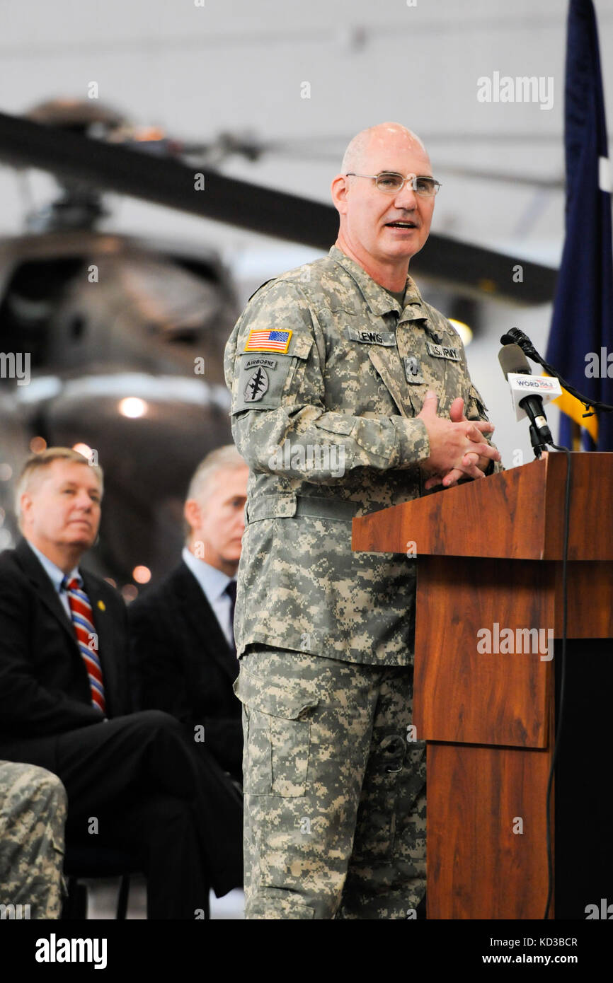 U.S. Army Lt. Col. Charles Lewis, Jr., commander for the S.C. National ...