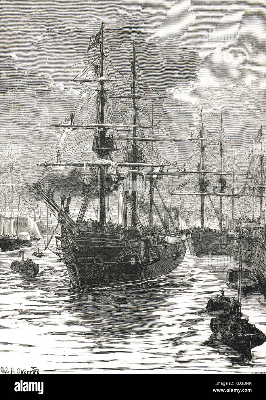 The British Arctic Expedition of 1875-6, HMS Alert and HMS Discovery ...