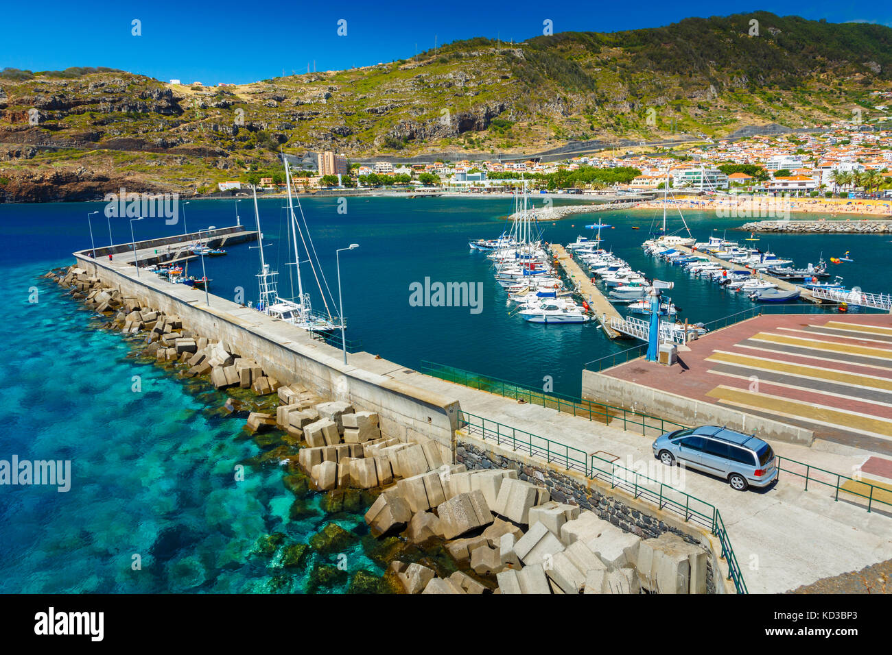 Marina. Machico. Madeira, Portugal, Europe Stock Photo - Alamy