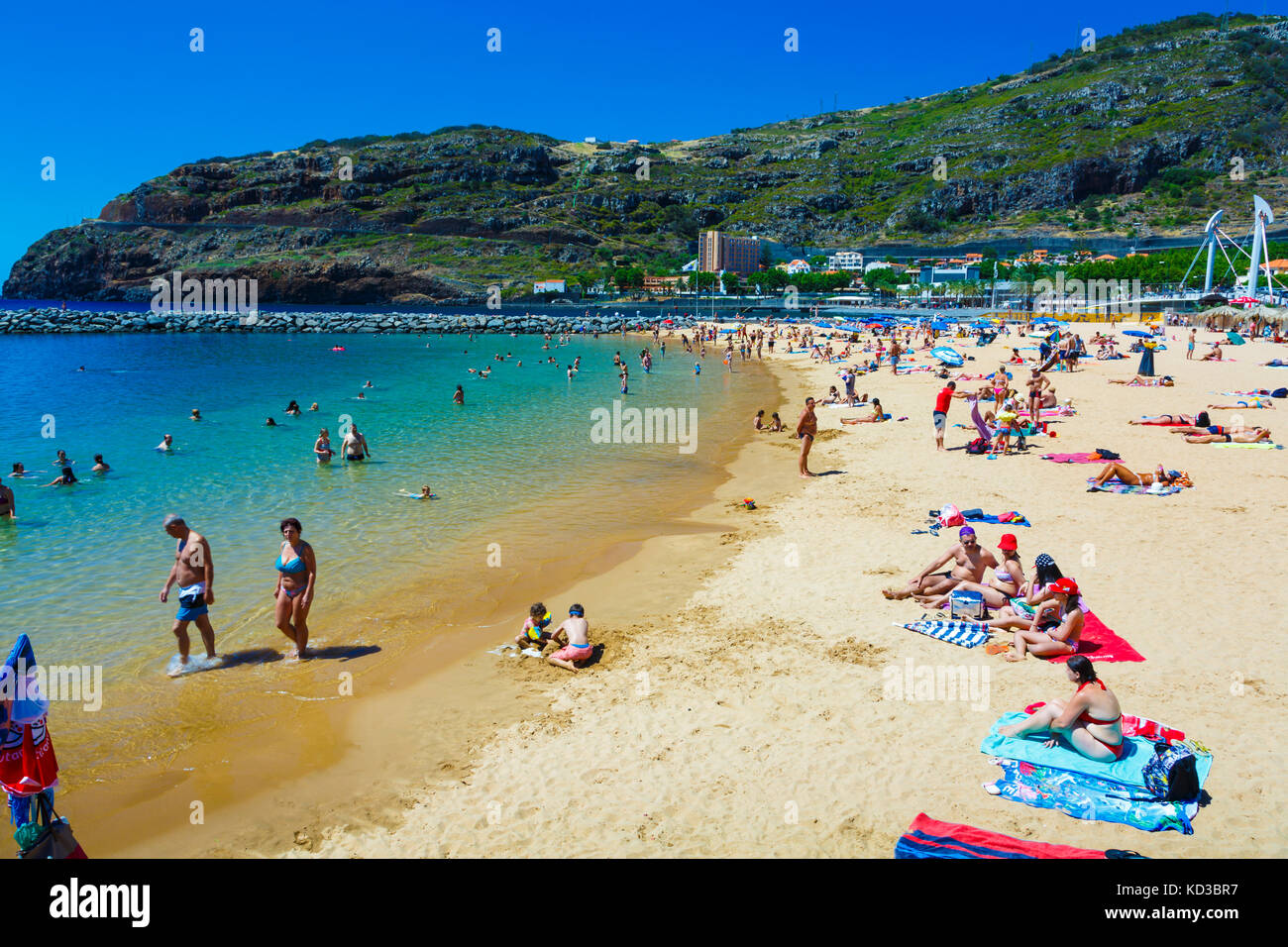 Madeira machico beach hi-res stock photography and images - Alamy