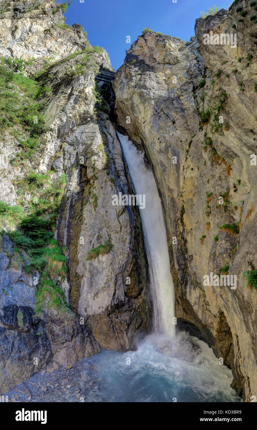 Zammer Lochputz Waterfall and Hydroelectric Power Plant, famed for ...
