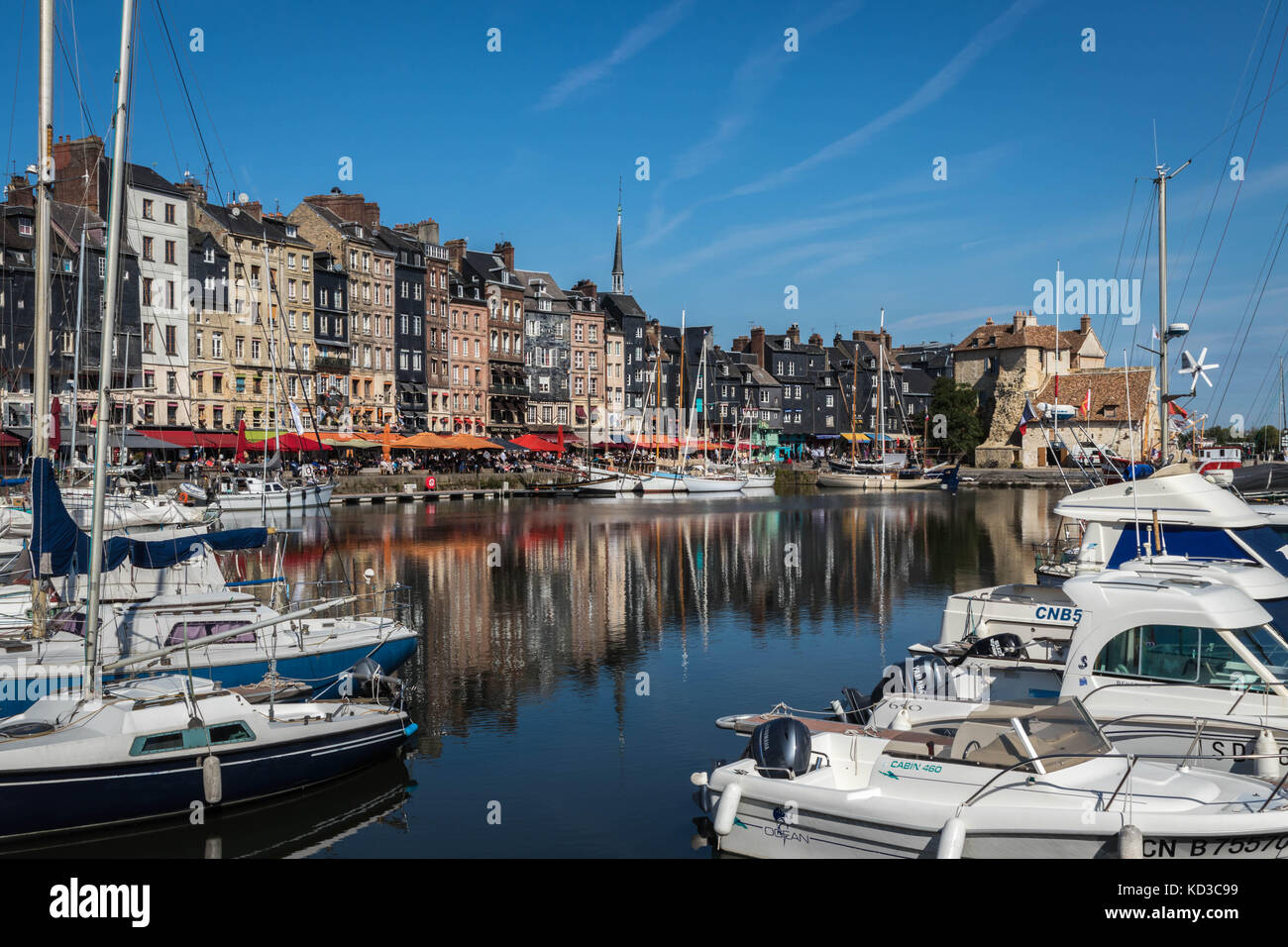 Waterfront buildings honfleur france hi-res stock photography and ...