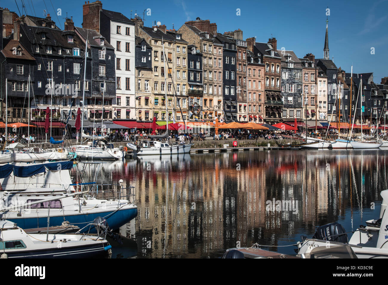 Waterfront buildings honfleur france hi-res stock photography and ...