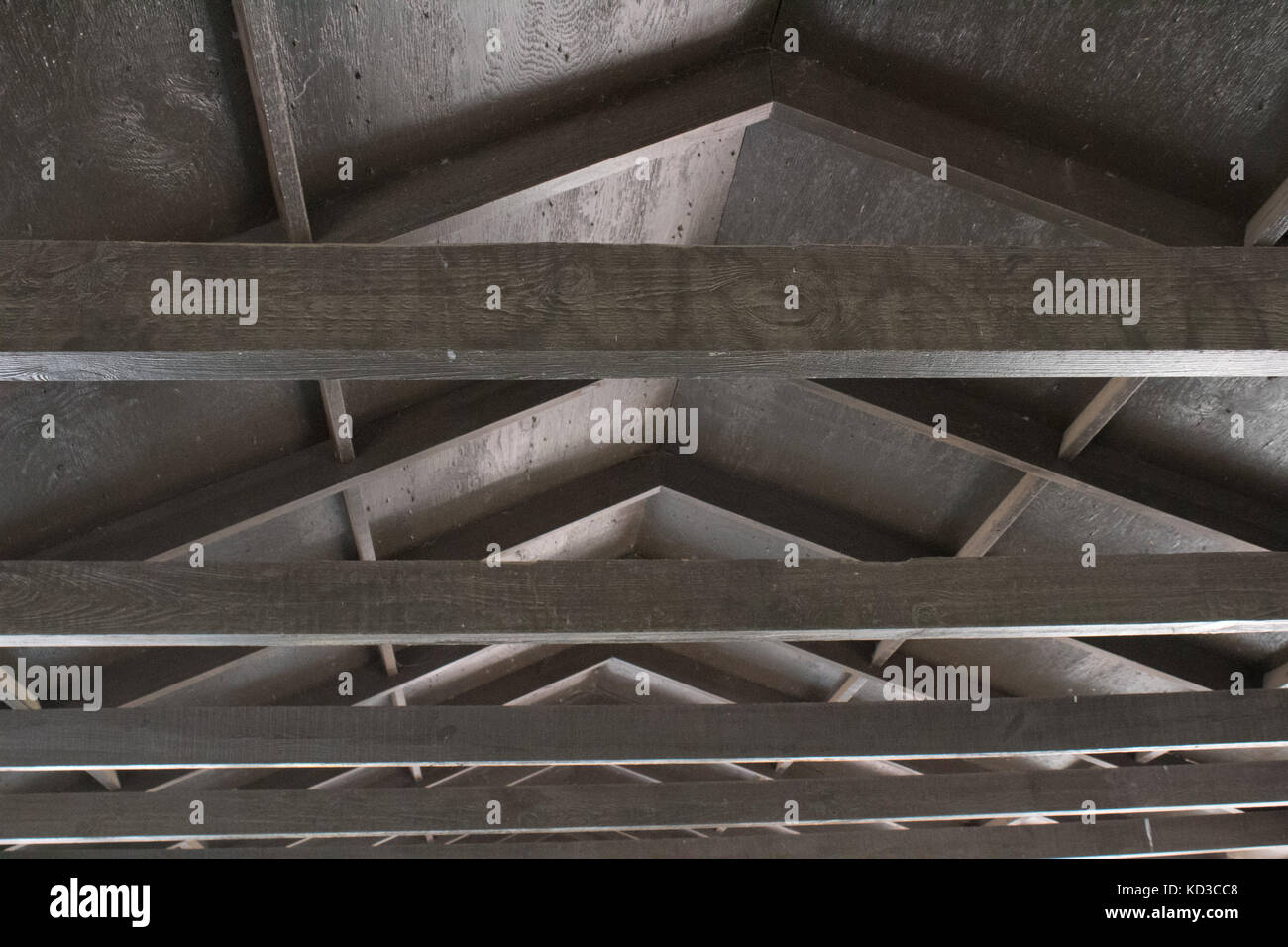 Slanted rooftop and ceiling Stock Photo - Alamy