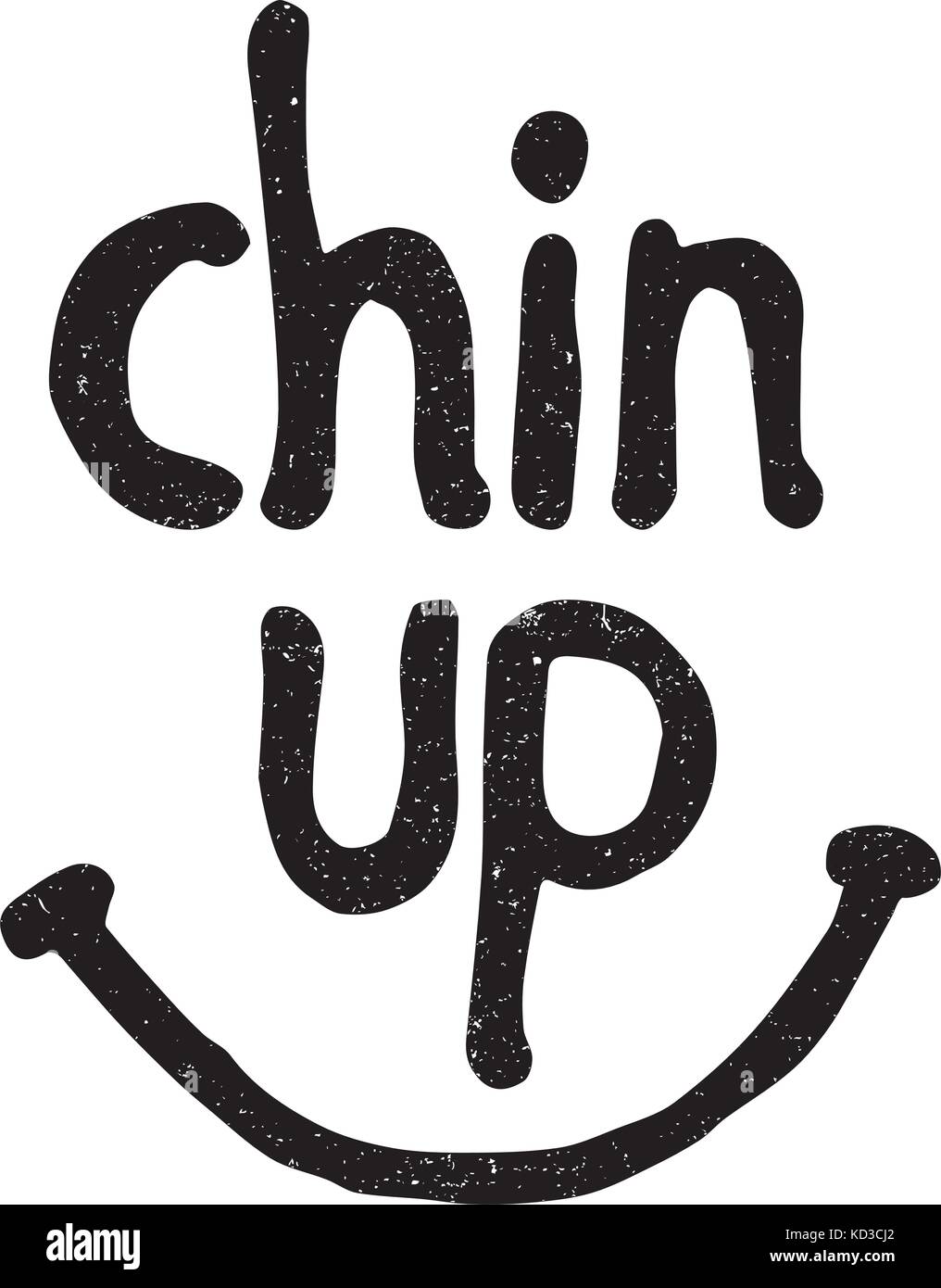 Chin Up - Stay Positive! Stock Vector Image & Art - Alamy