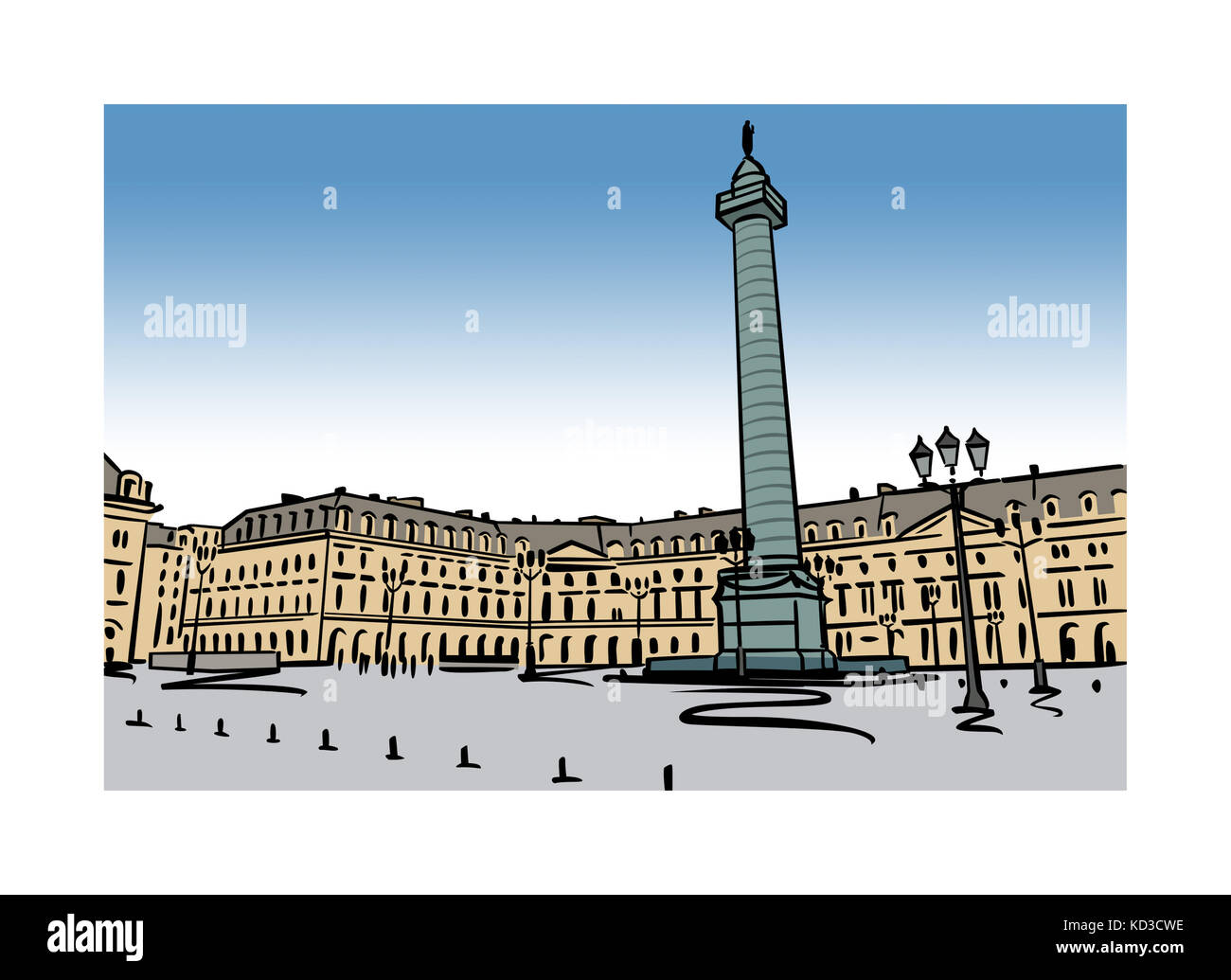 Place vendome in paris column hi-res stock photography and images - Alamy